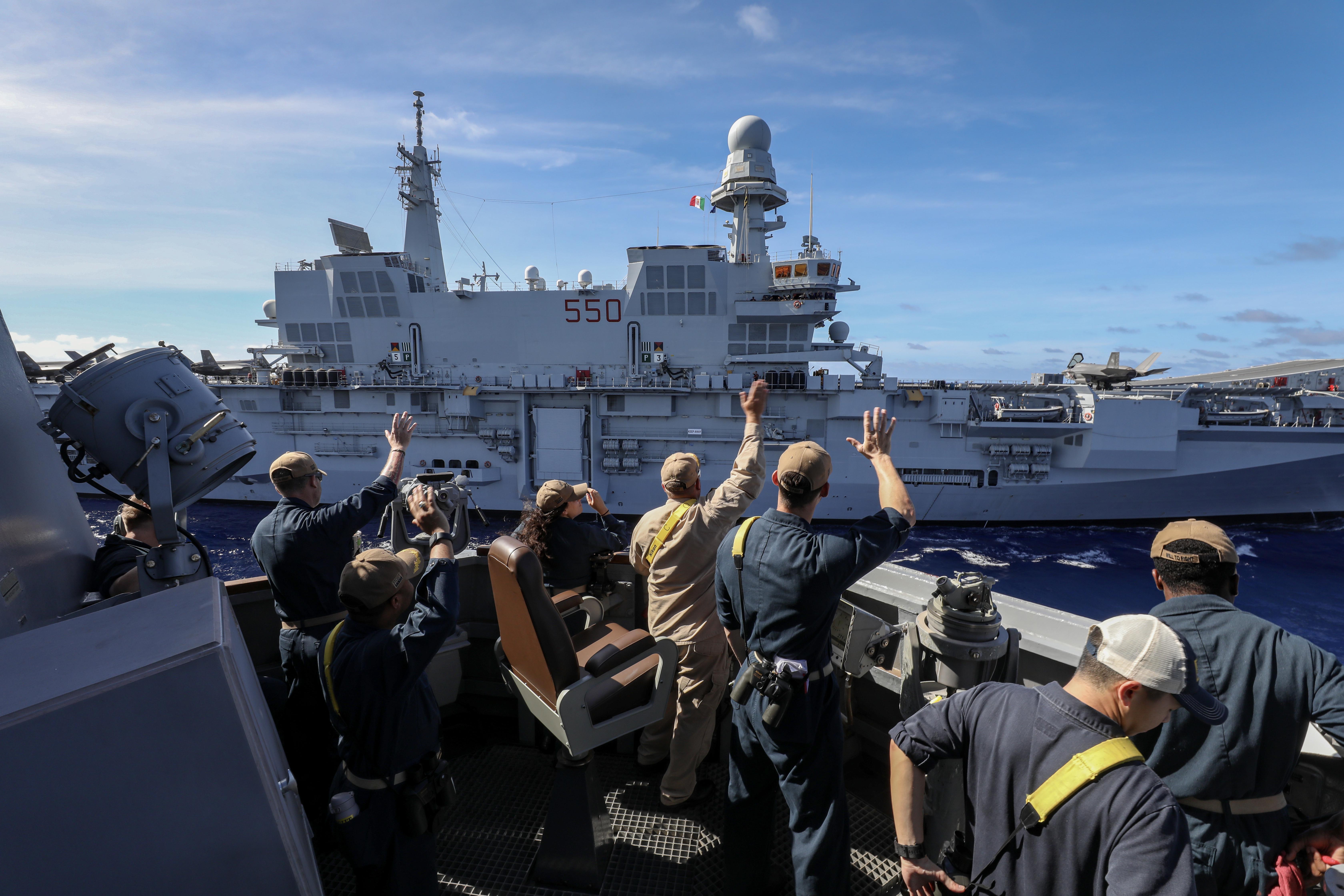 U.S. and Italian Naval Forces Conduct Bilateral Operations > U.S. Indo ...