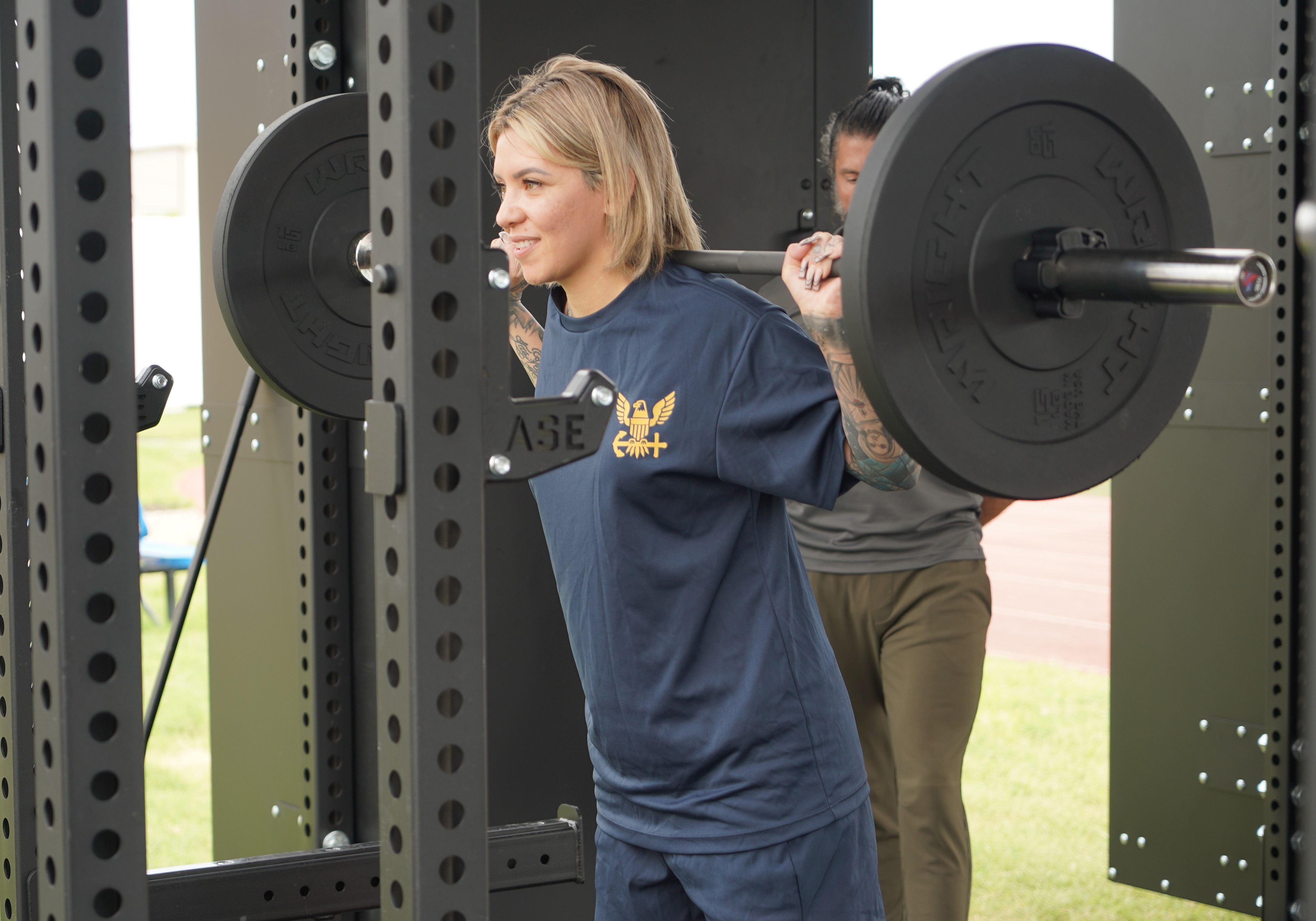 Huntington Hall receives U.S. Navy's first outdoor fitness pavilion ...
