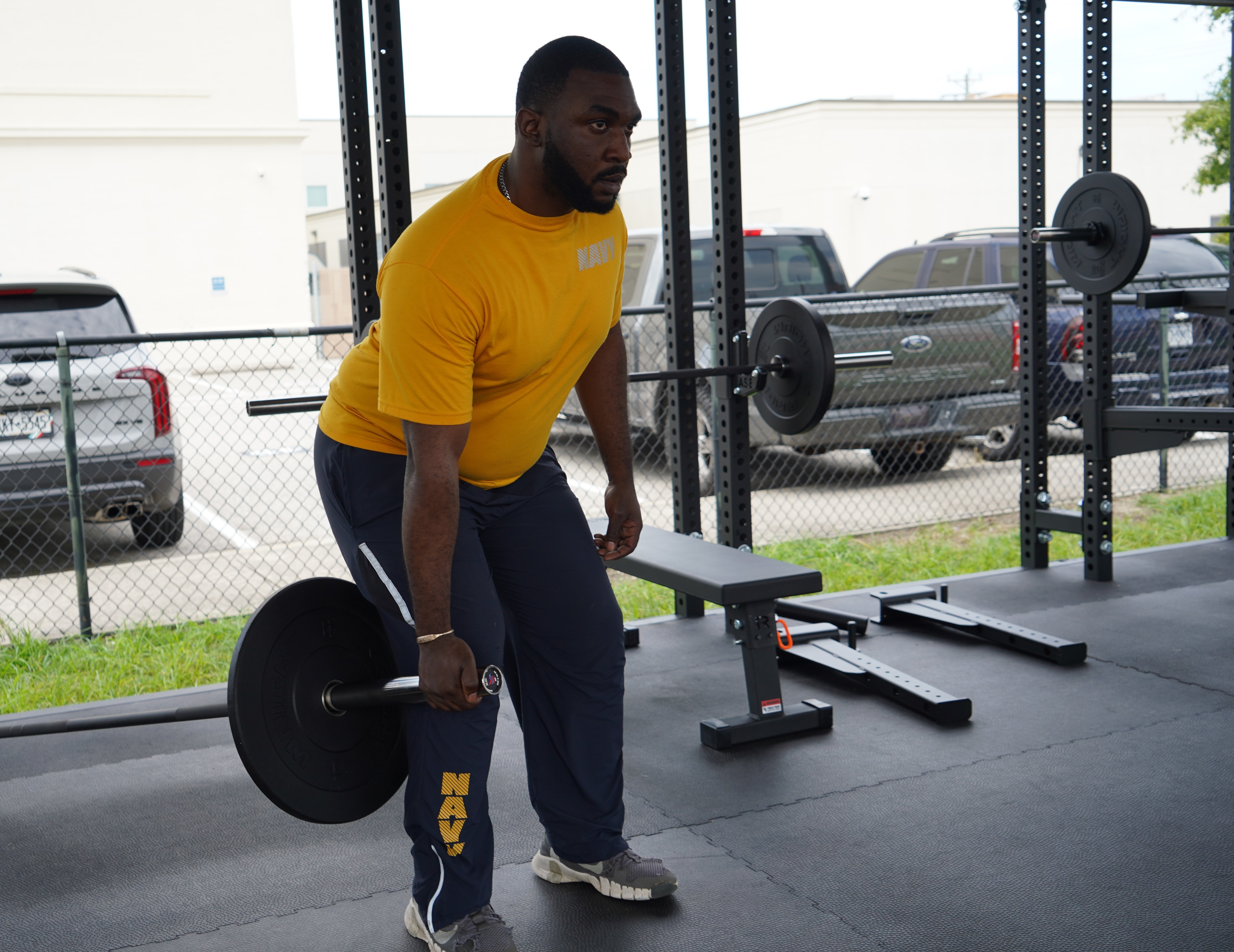 Huntington Hall receives U.S. Navy's first outdoor fitness pavilion ...