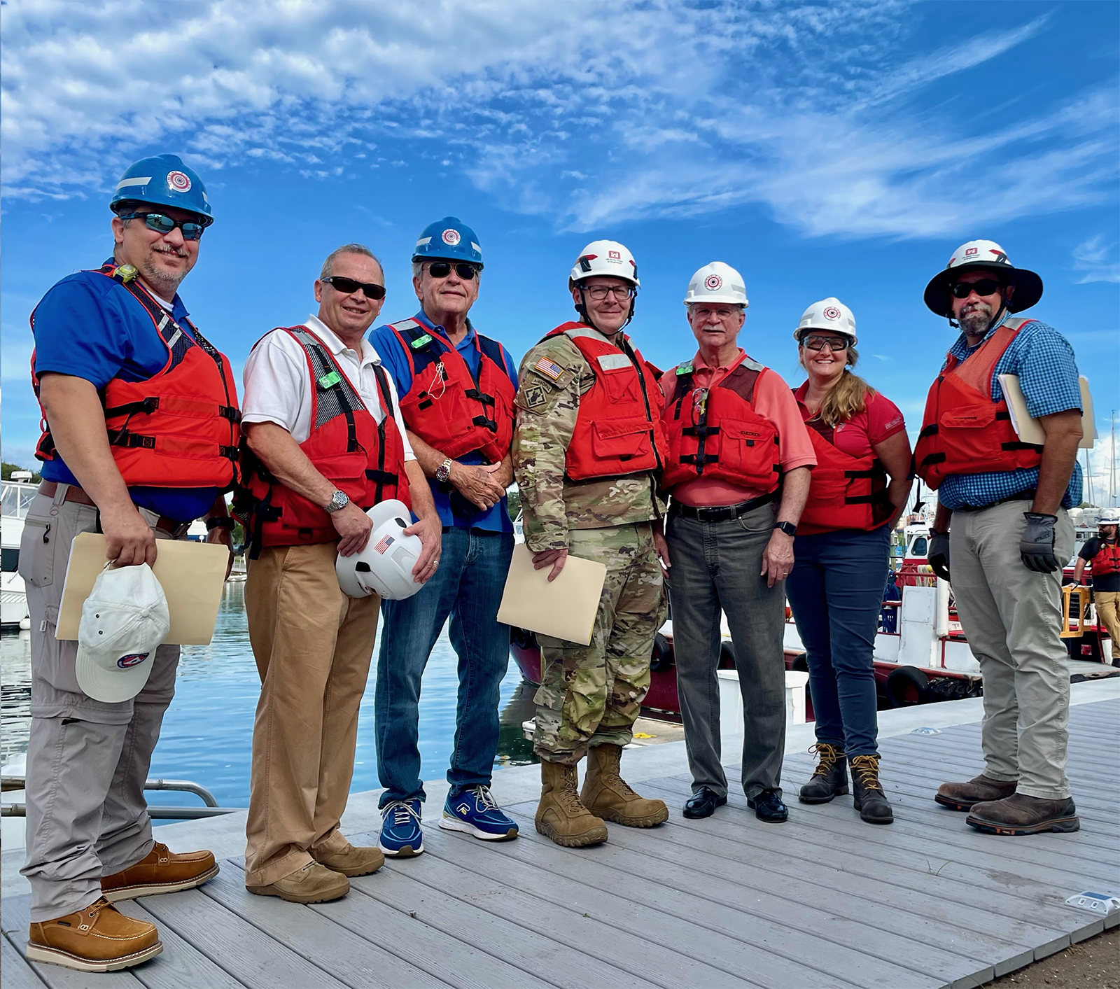 Bowman, Rutherford tour St. Augustine Beach emergency renourishment project