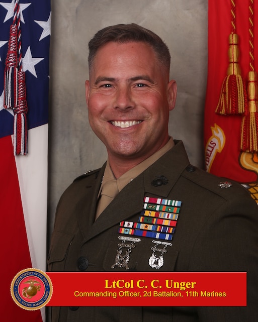 LtCol C.C. Unger > 1st Marine Division > Biography