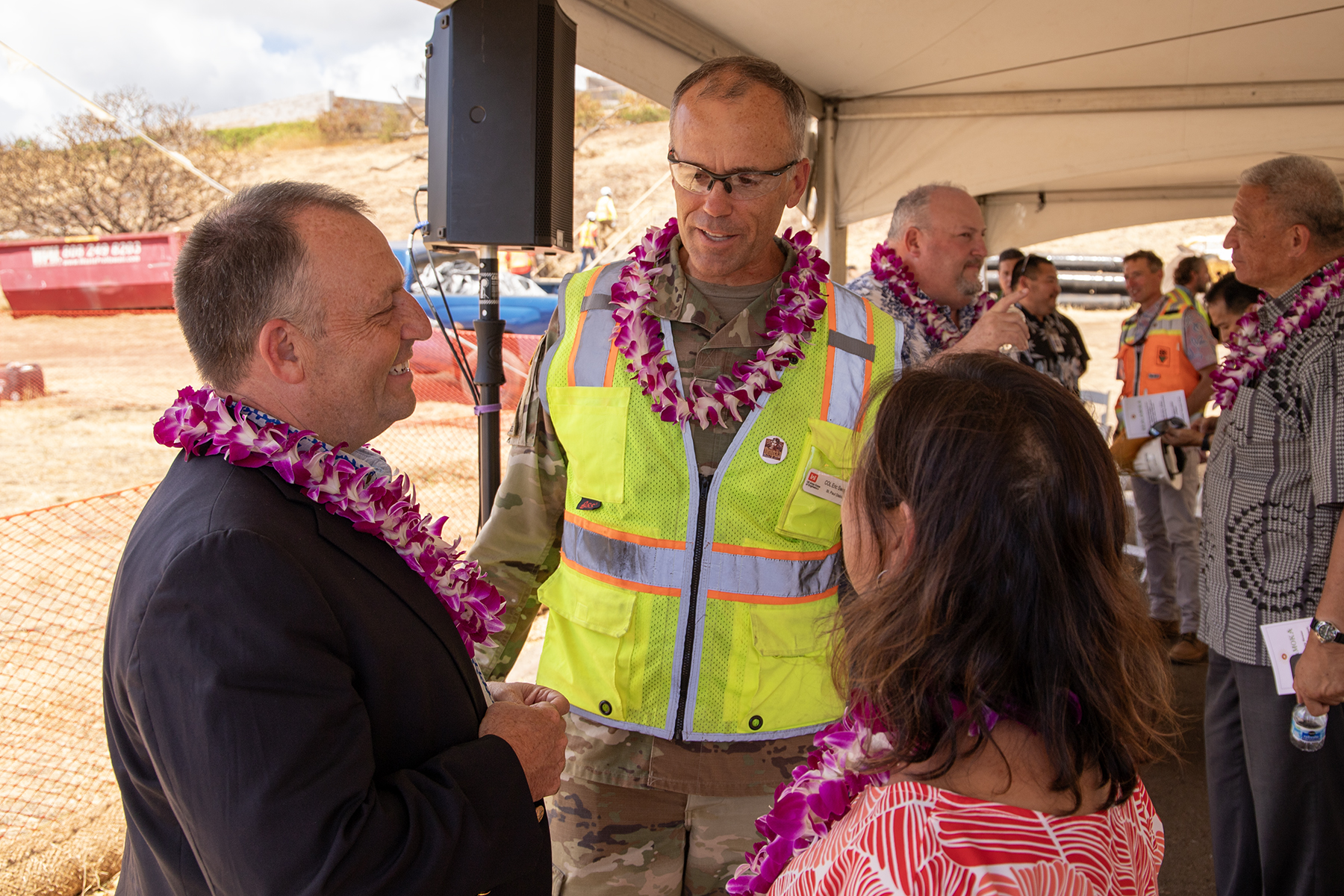 Officials gather for Kilohana Sewer Main Ground Blessing in Lahaina ...