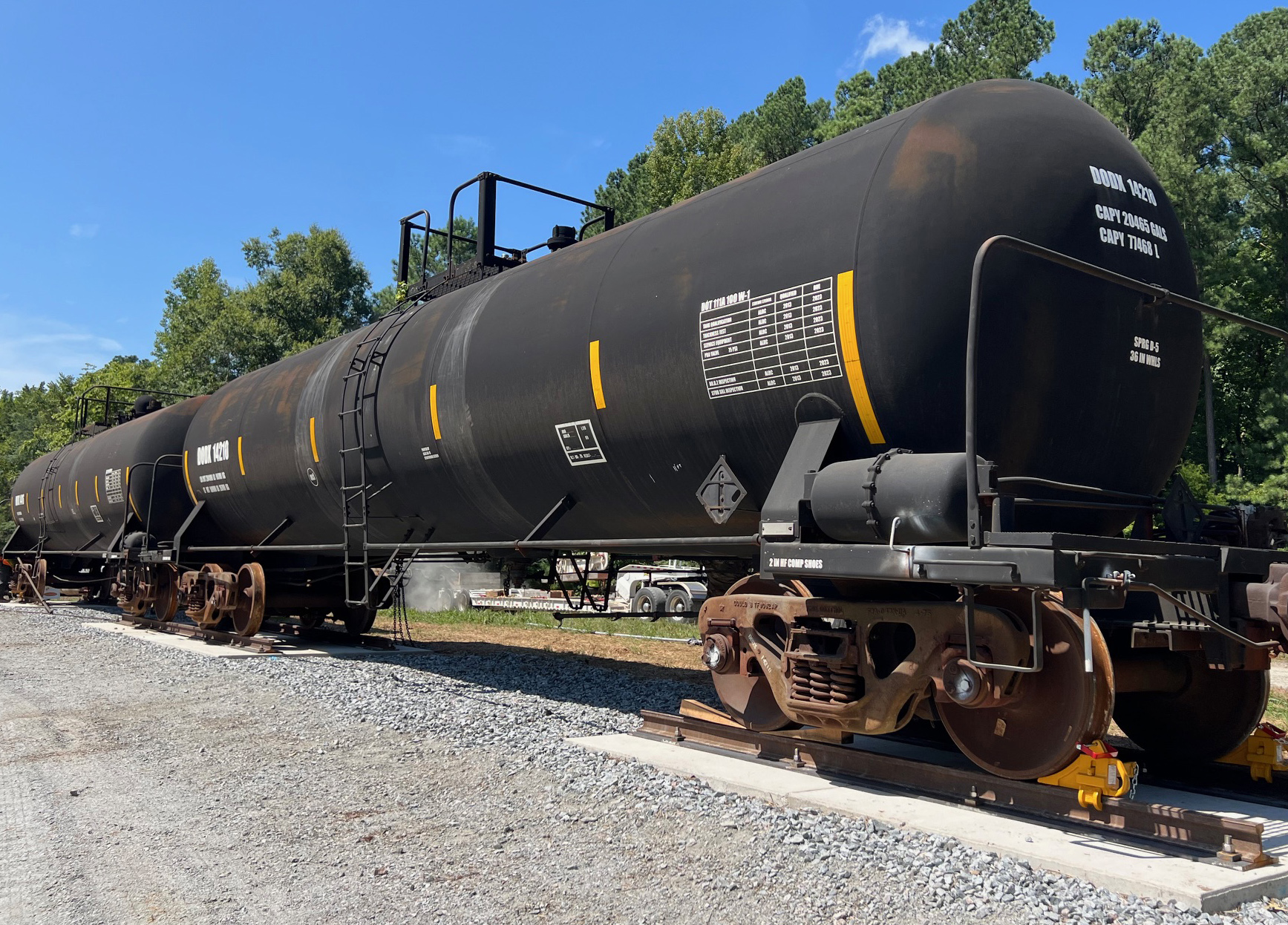 Rail tank cars added to petroleum training program at Fort Barfoot > Virginia National Guard > News