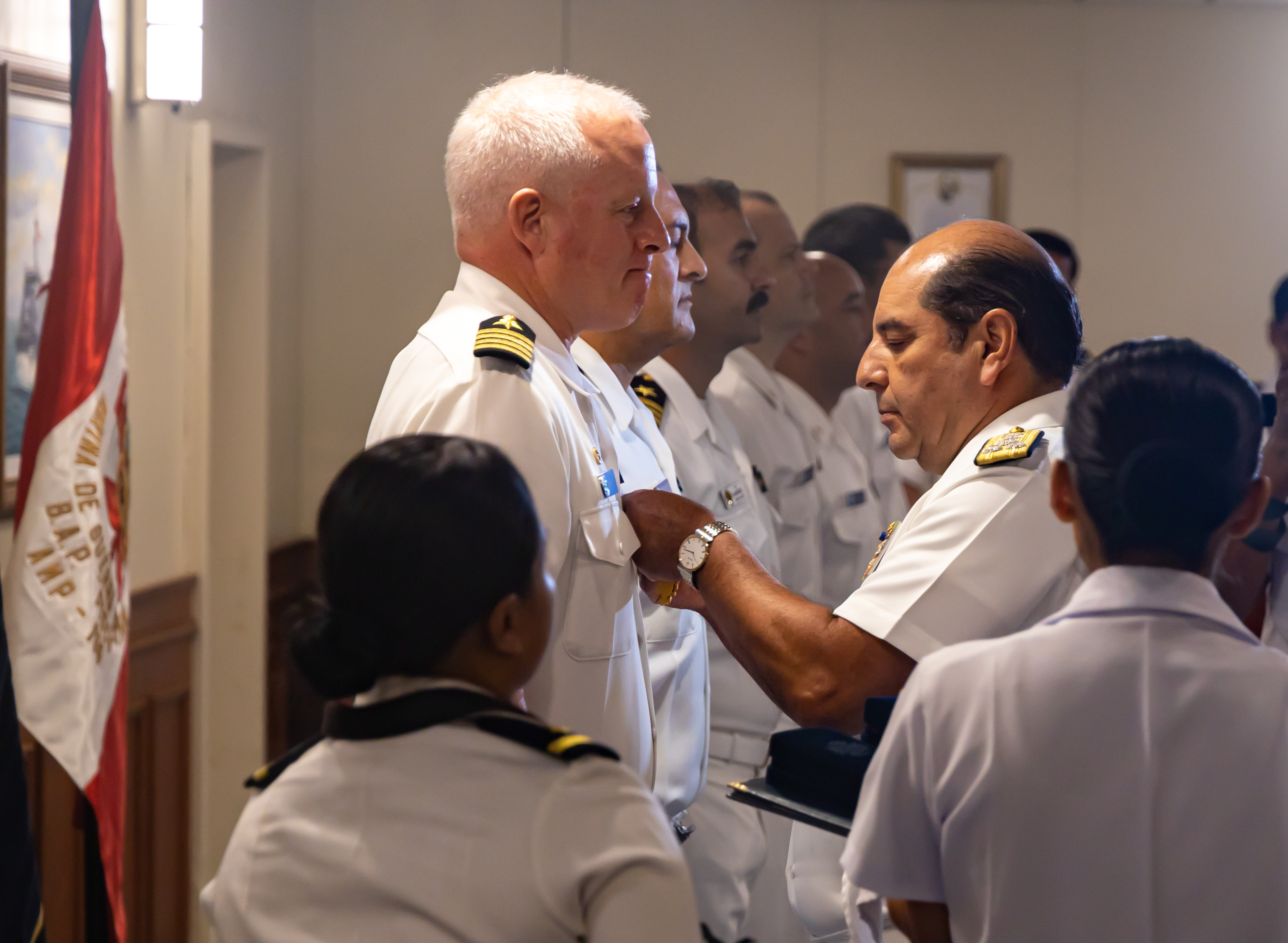 Heroes Awarded in Formal Ceremony Aboard Peruvian Navy Ship BAP Pisco ...