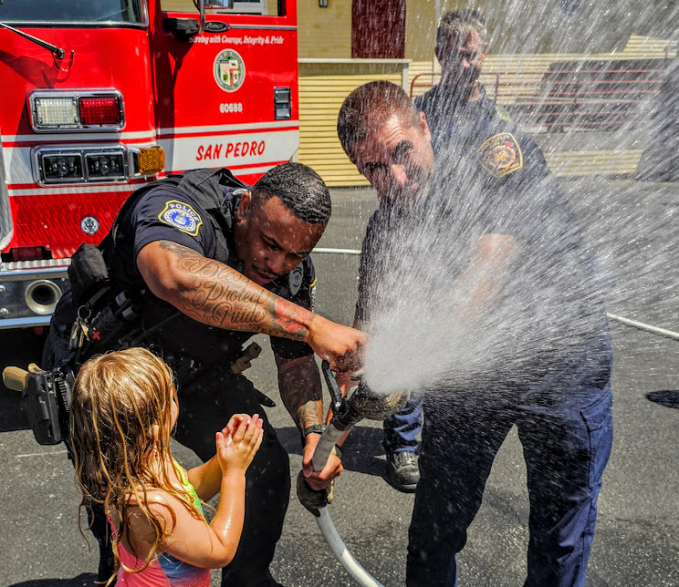 Department of the Air Force Police Officers Connect with Military Youth ...