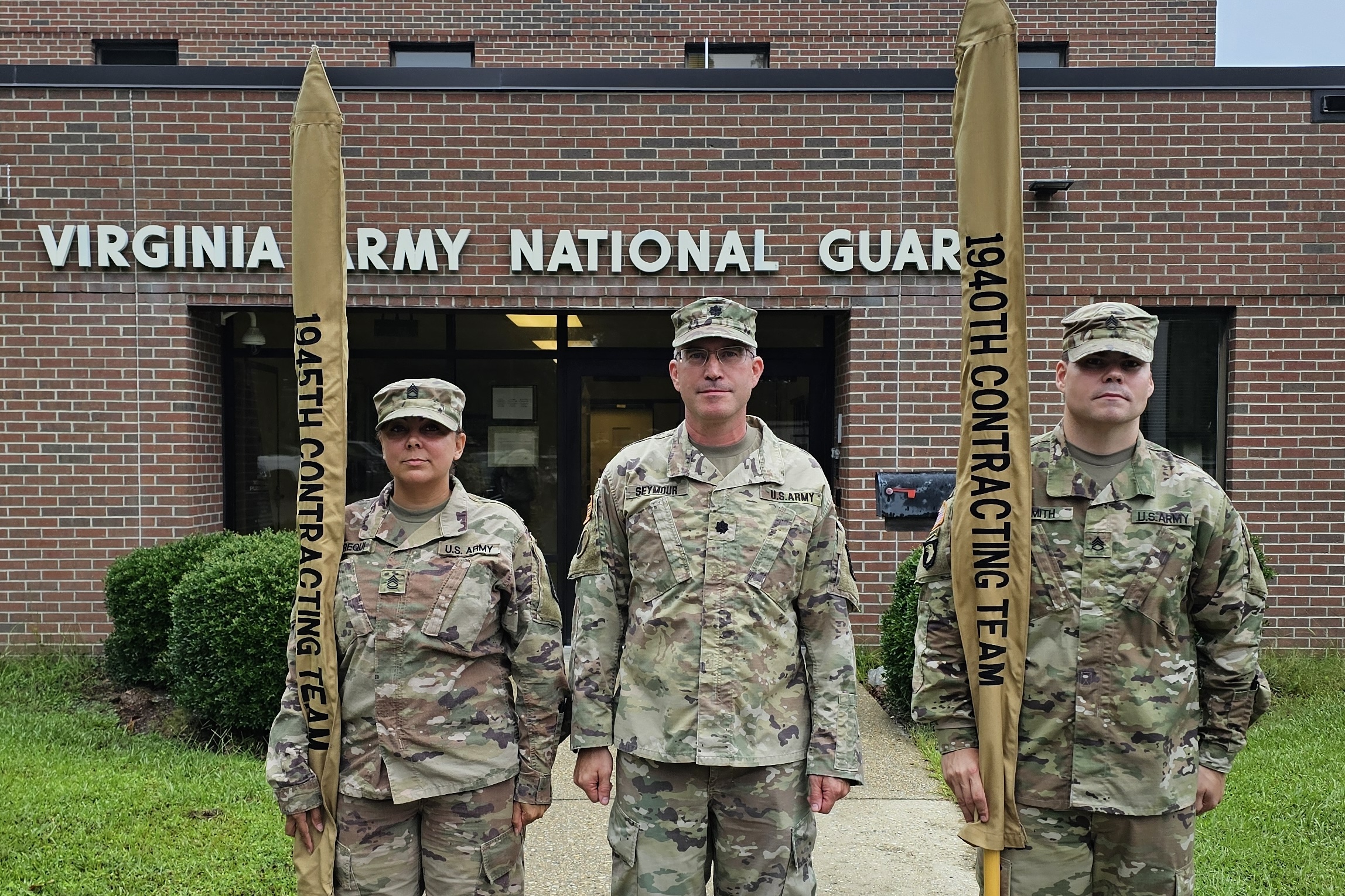 Ceremony bids farewell to 1940th, 1945th Contracting Teams > Virginia ...