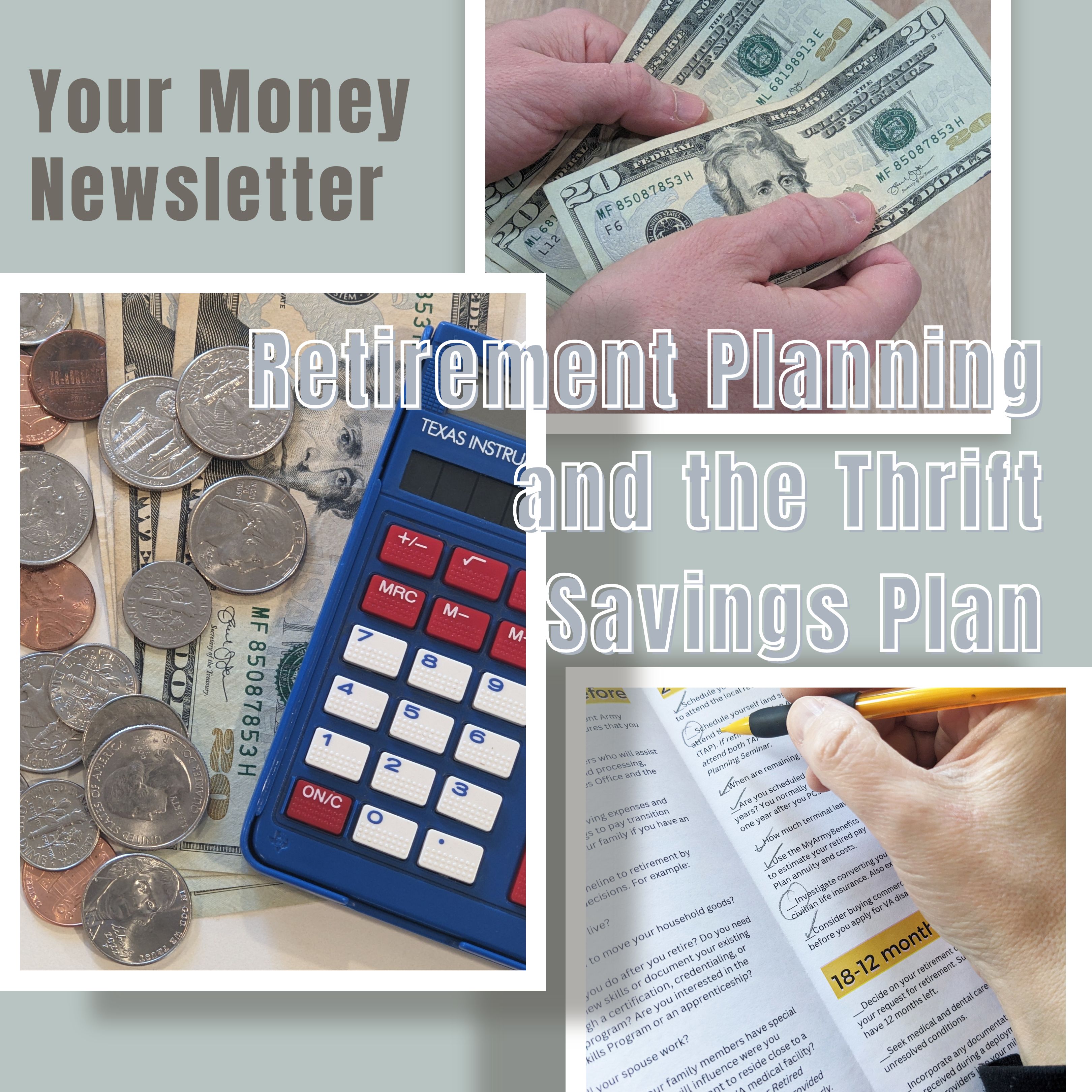 Your Money Newsletter: Retirement Planning and the Thrift Savings Plan ...