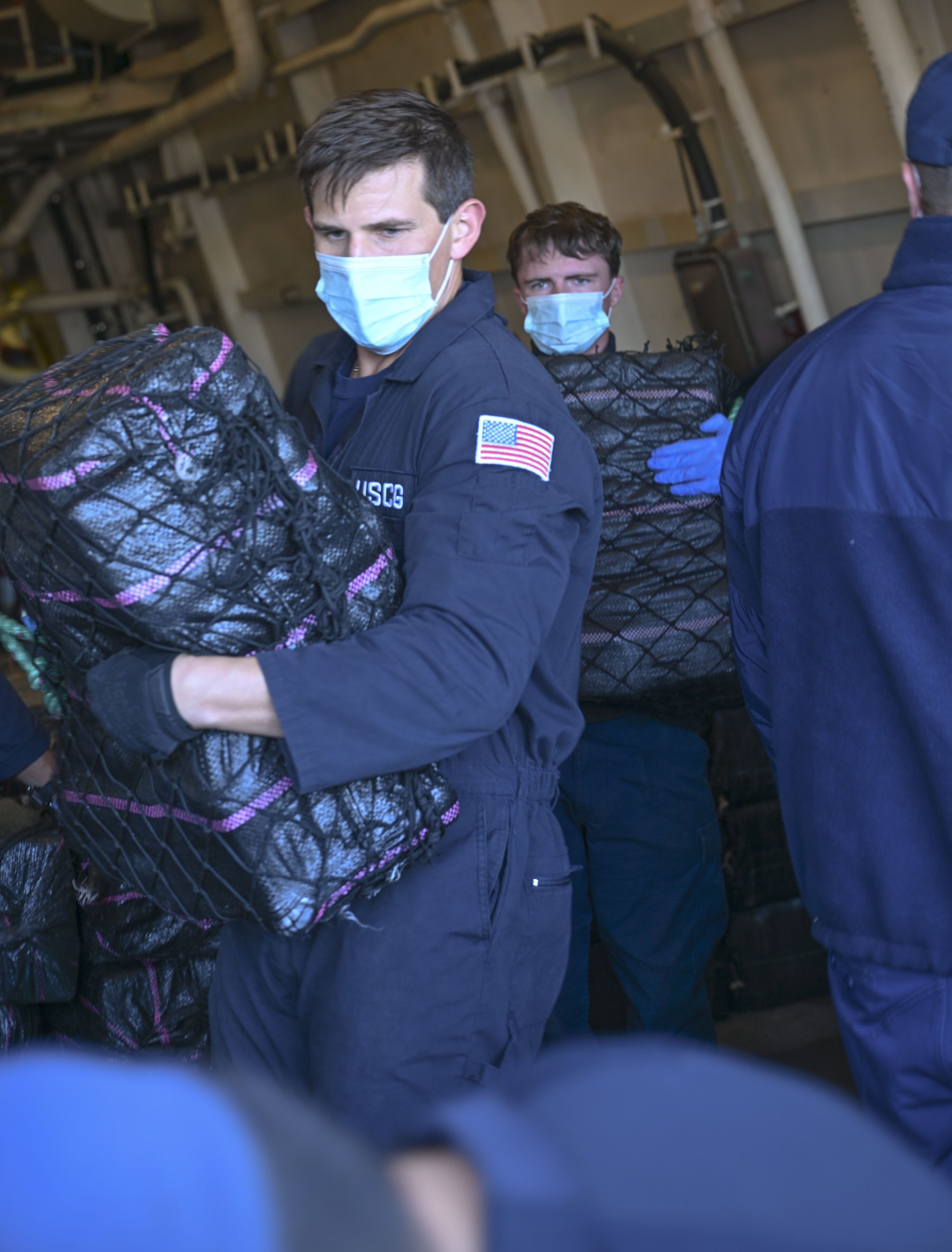 Coast Guard Cutter Hamilton offloads $182.8M in counternarcotics at ...