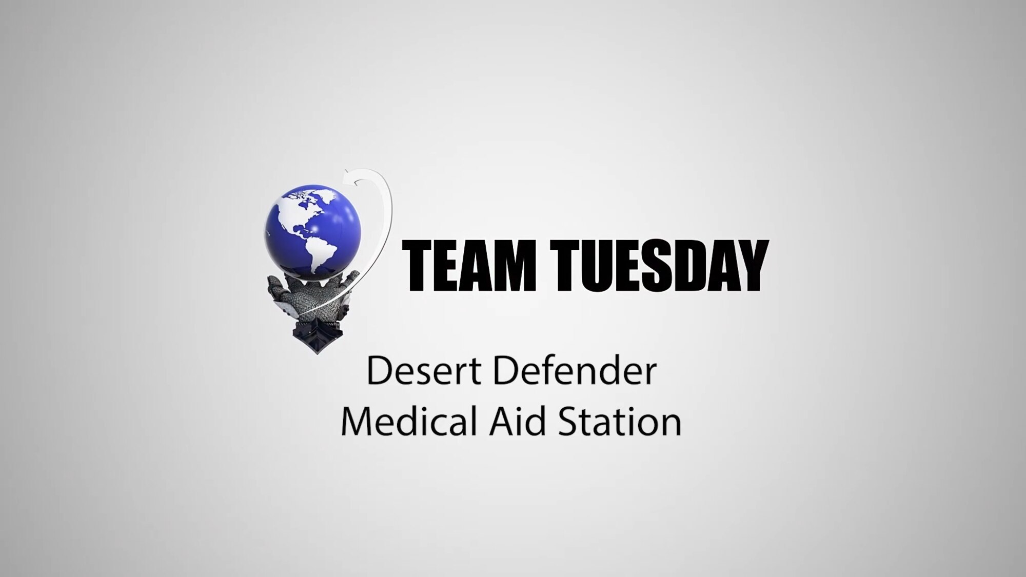 IMSC Team Tuesday: AFSFC Desert Defender Medical Aid Station > Air ...