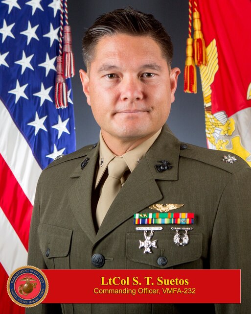 Lieutenant Colonel Steven T. Suetos > 3rd Marine Aircraft Wing > Biography