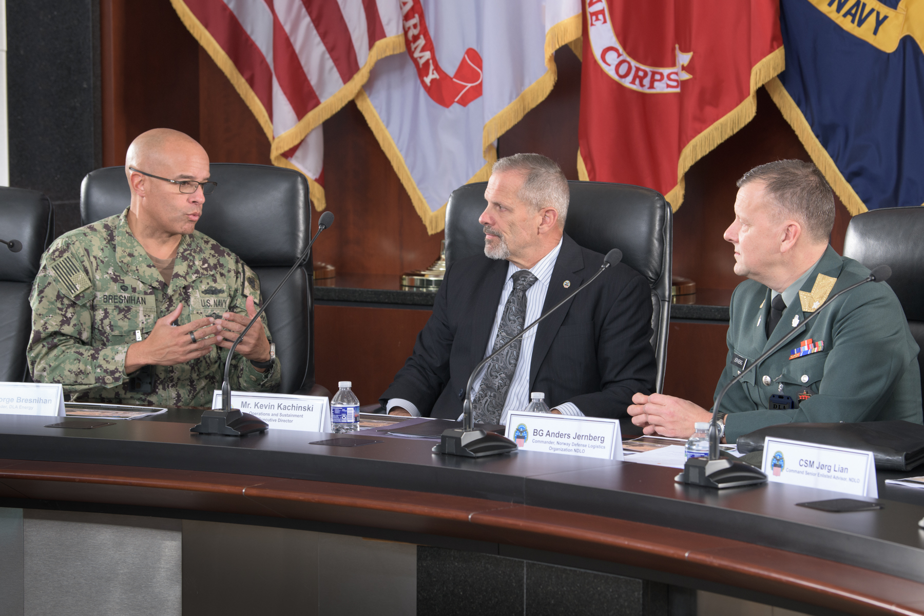 Norway defense team collaborates with DLA leaders on contested ...