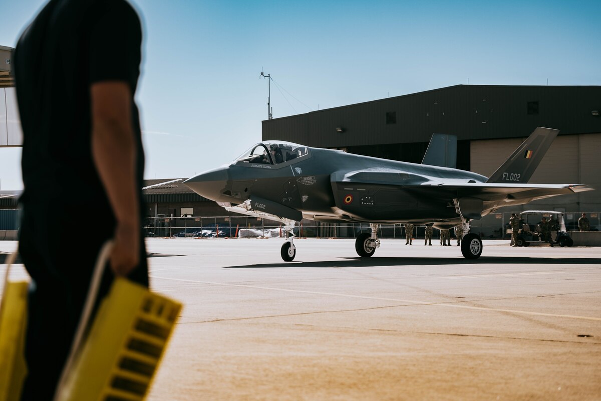 The first Belgian F-35A arrives at Luke AFB > Luke Air Force Base ...