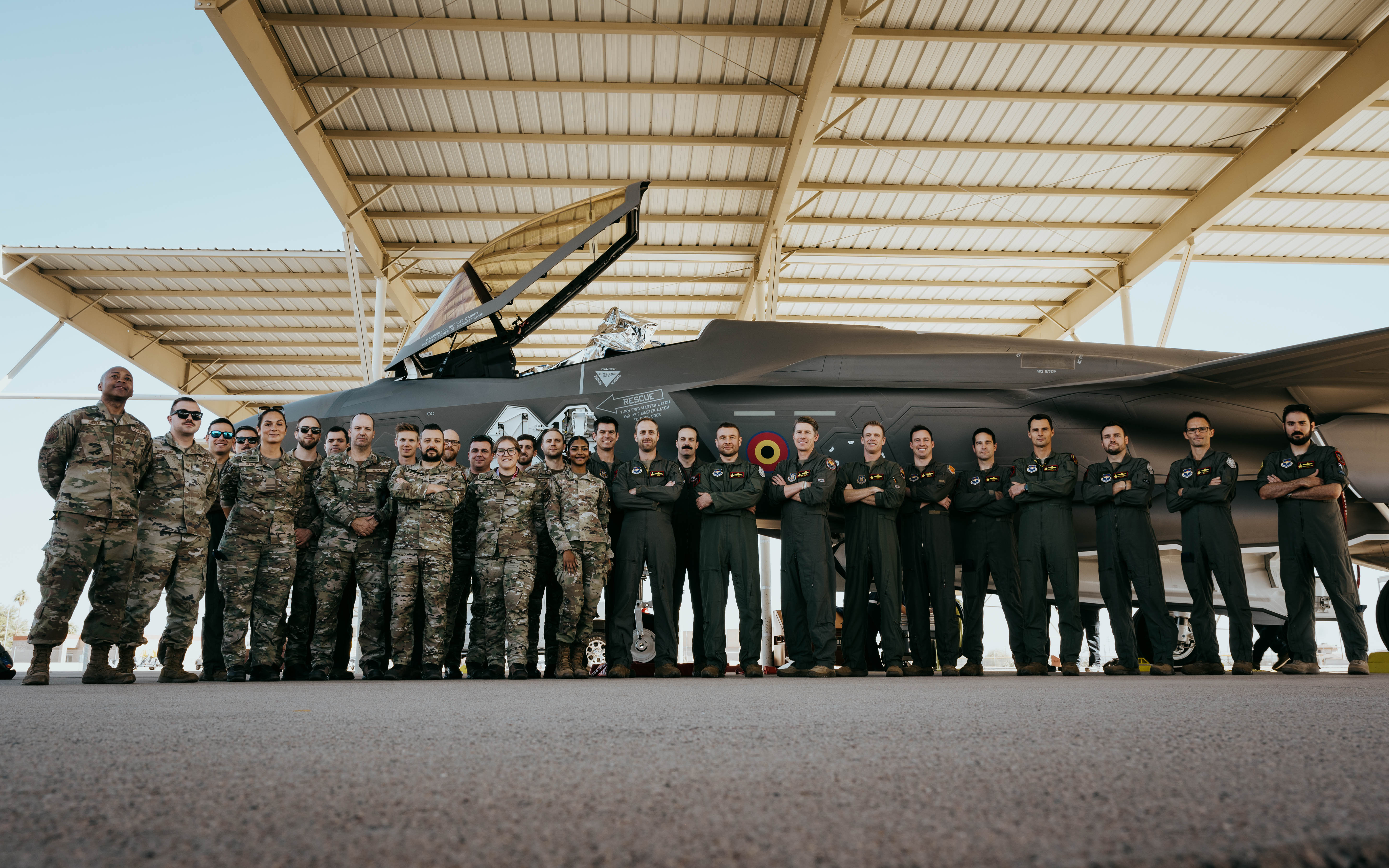 The first Belgian F-35A arrives at Luke AFB > Air Education and ...