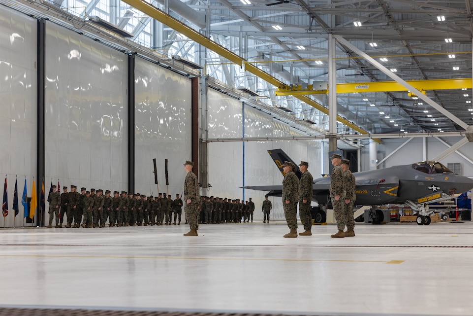 VMFA-251 reactivates as Marine Corps’ first East Coast-based F-35C ...