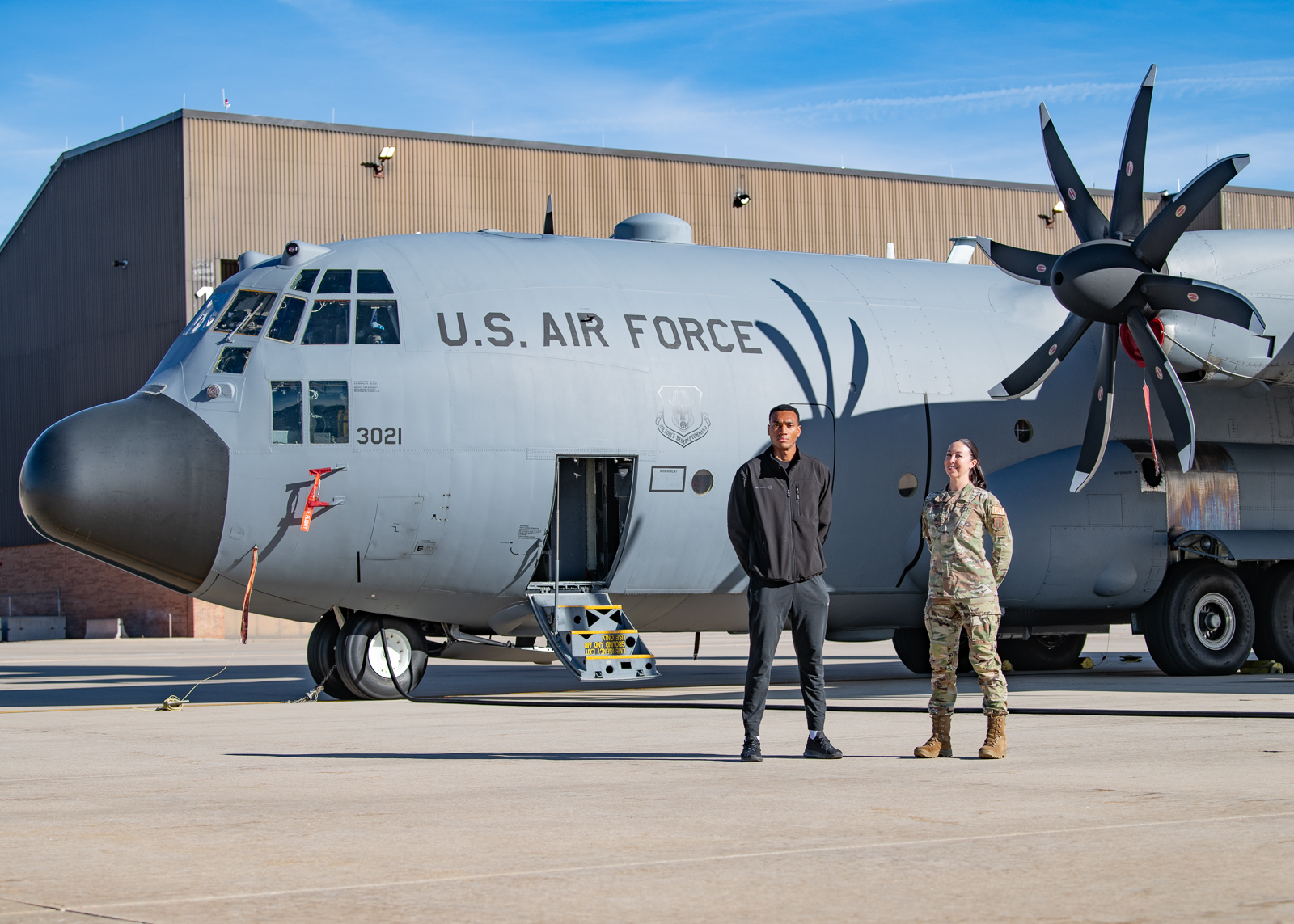 Development and Training Flight member departs for basic training ...