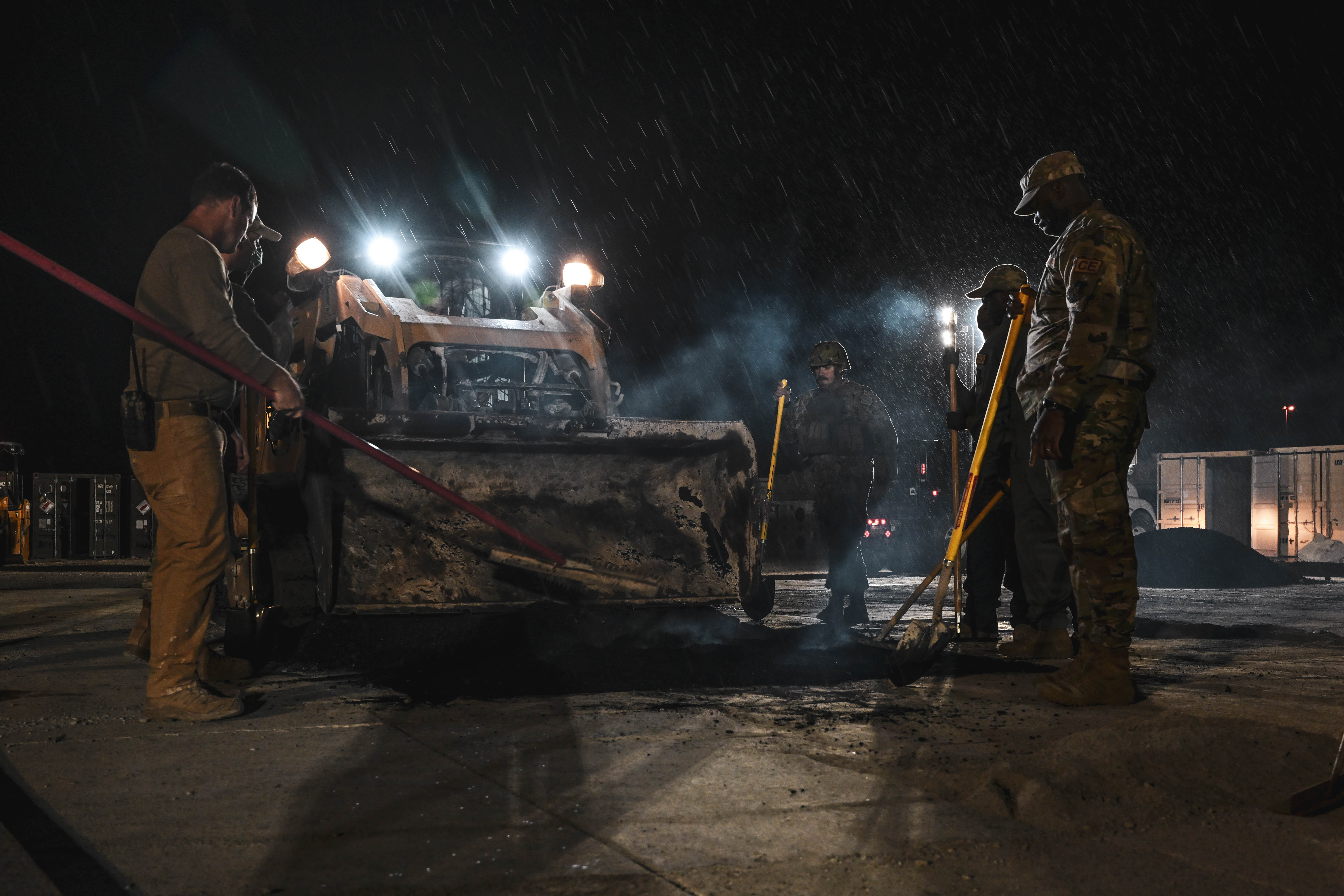 386th ECES conducts joint rapid airfield damage recovery exercise > Air ...
