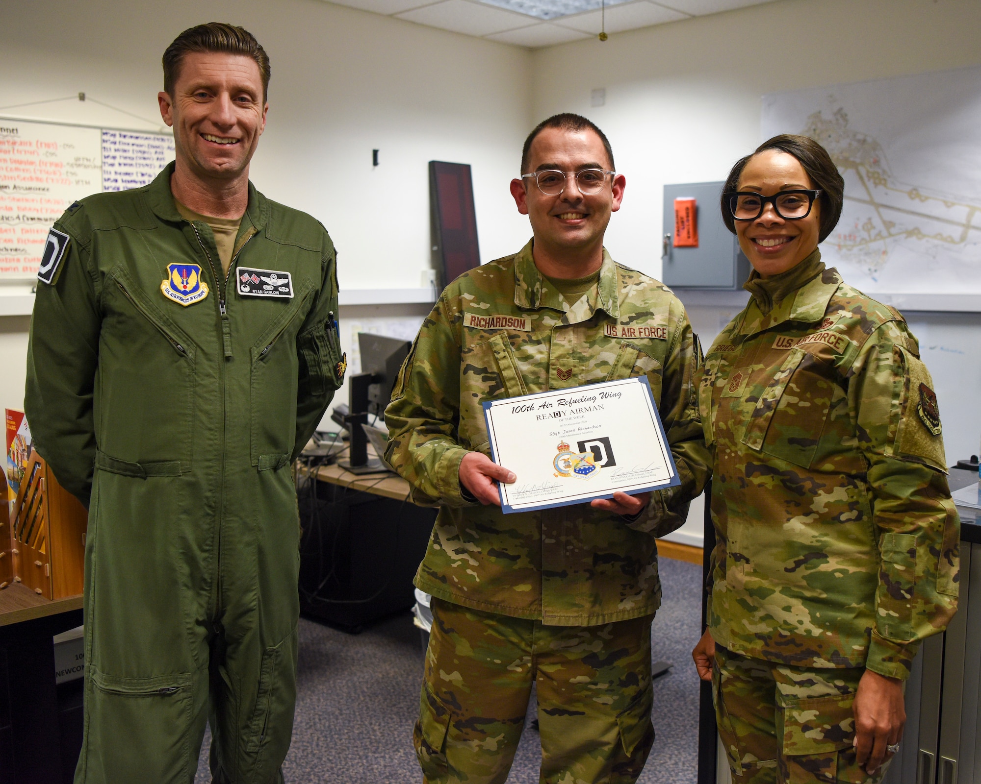 ReaDy Airman of the Week: 100th MXS Resource Advisor > Royal Air Force ...