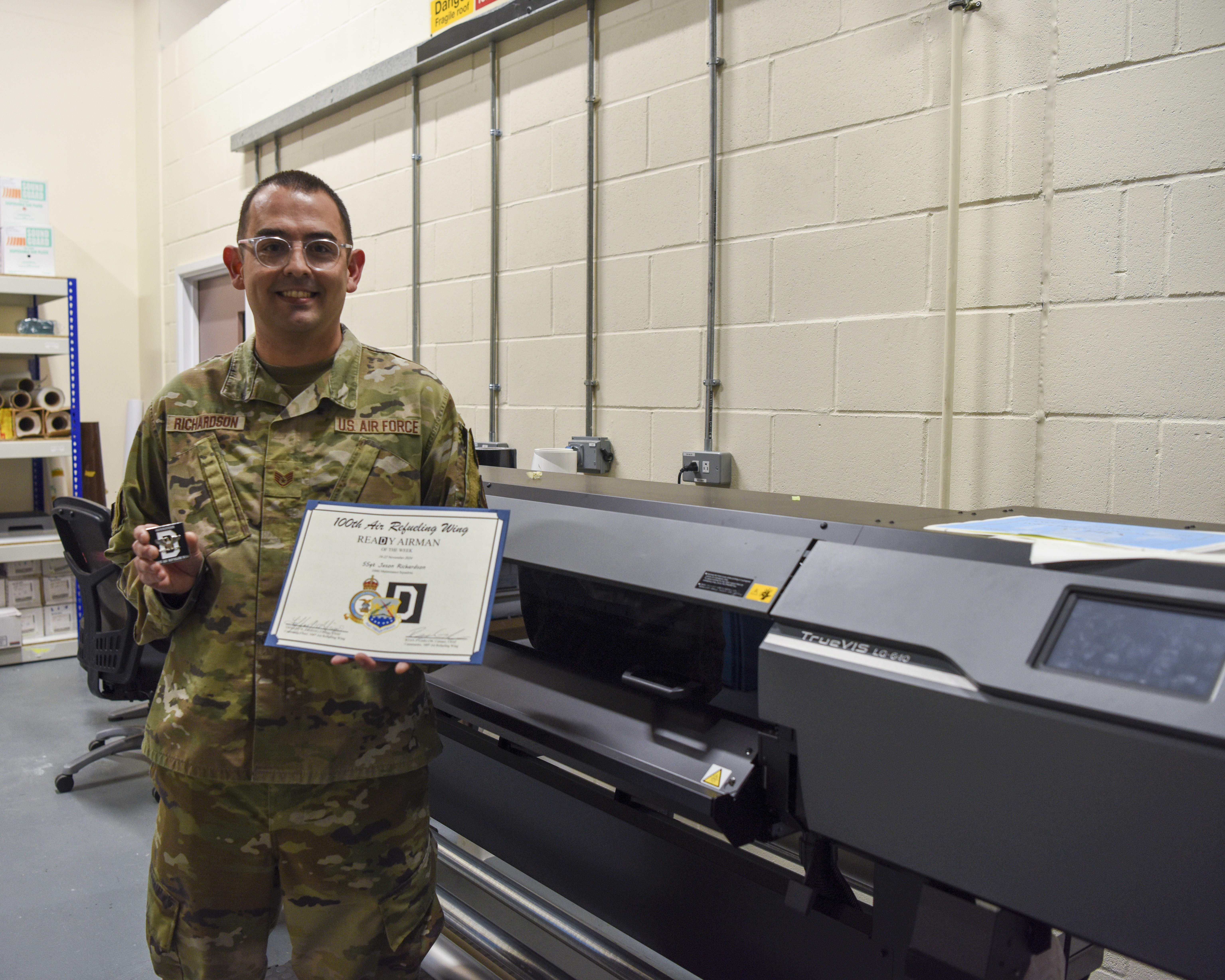 ReaDy Airman of the Week: 100th MXS Resource Advisor > Royal Air Force ...