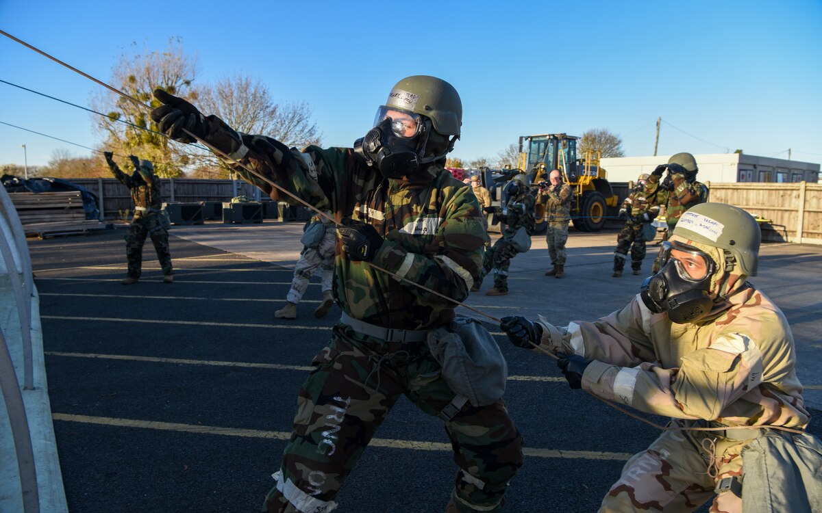 Proficiency and Contingency Readiness Day: 100th CES Leads the Way ...