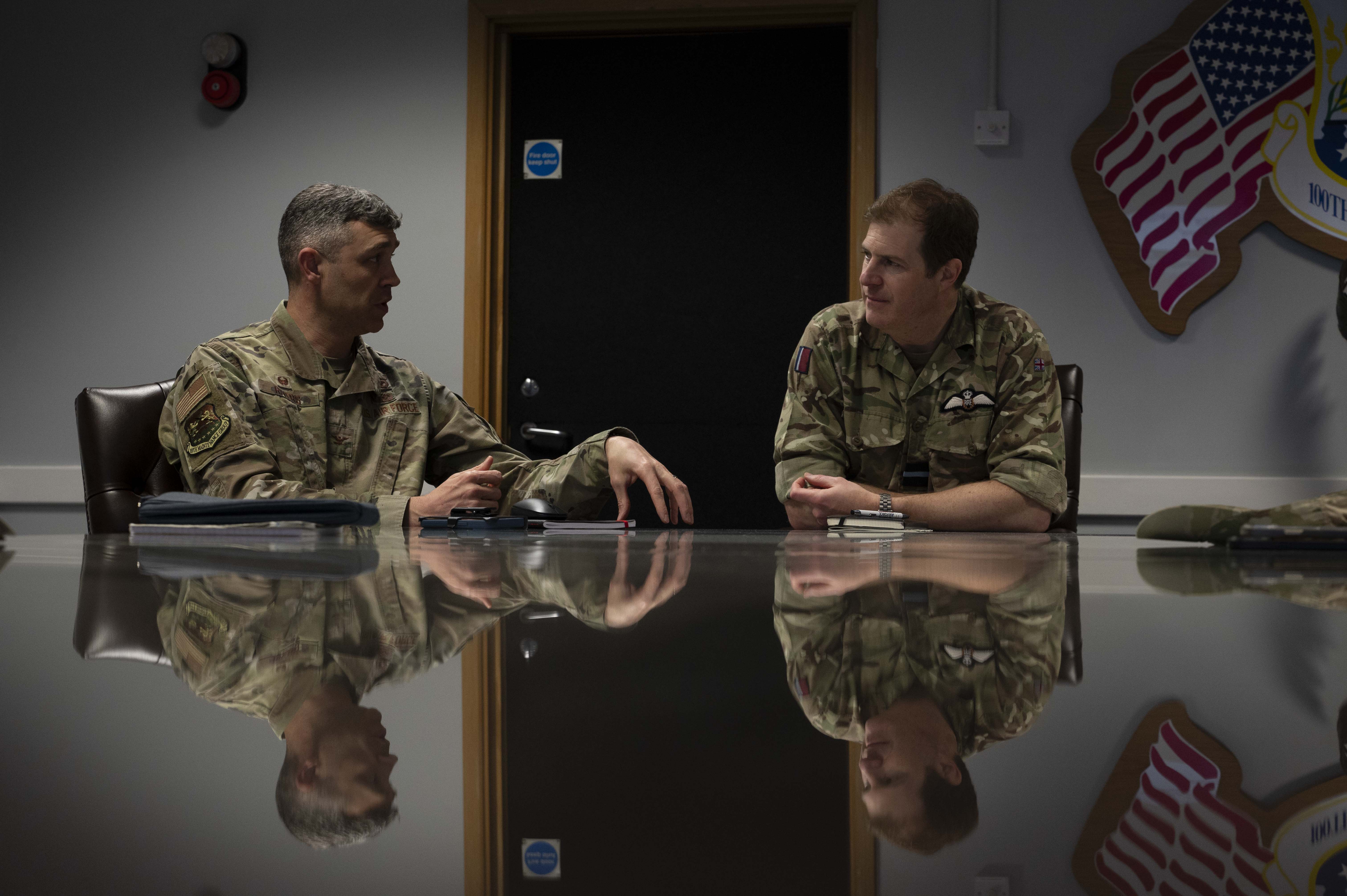 Air Commodore Nick Paton, ISTAR force commander visits RAF Mildenhall ...