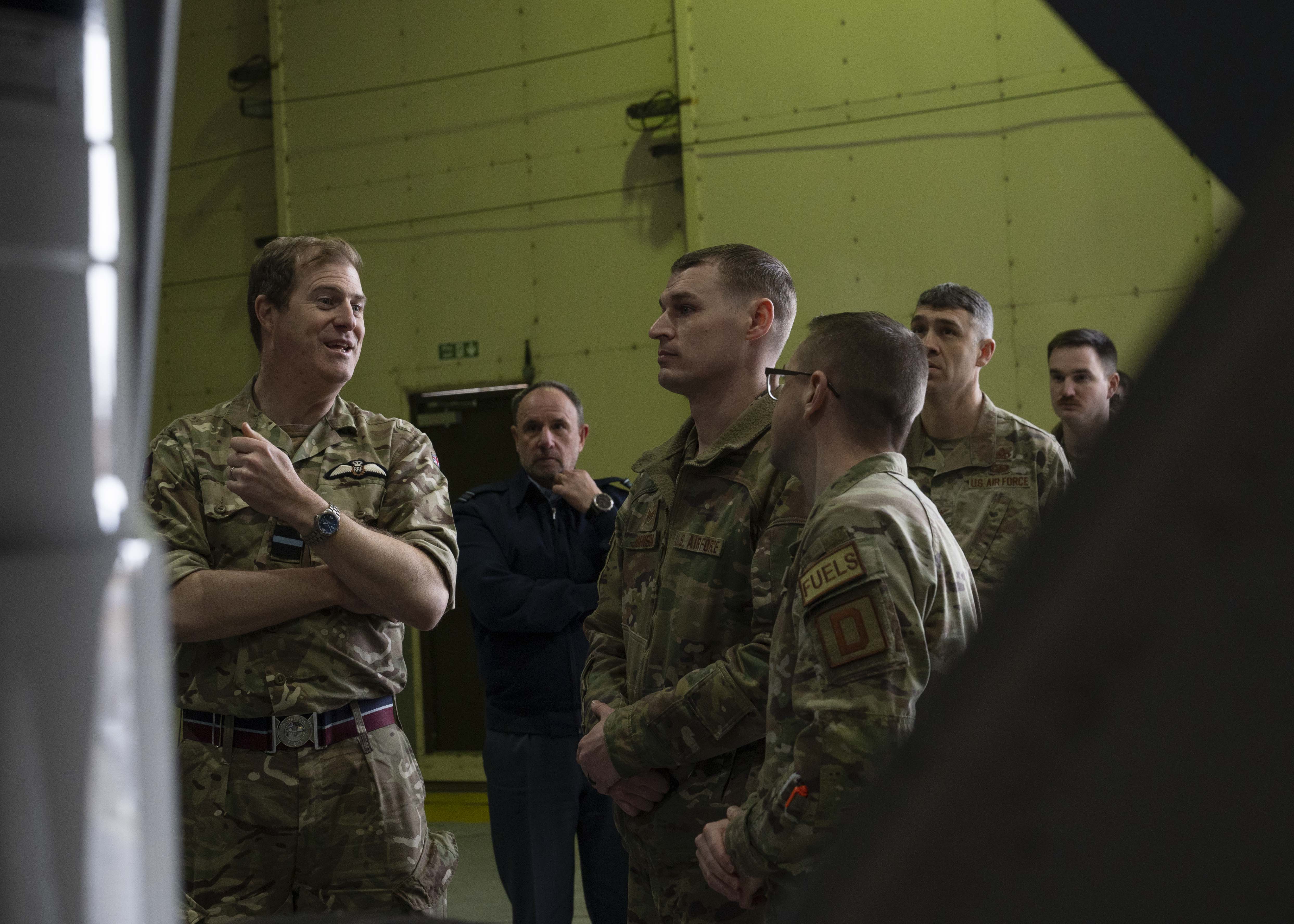 Air Commodore Nick Paton, ISTAR force commander visits RAF Mildenhall ...