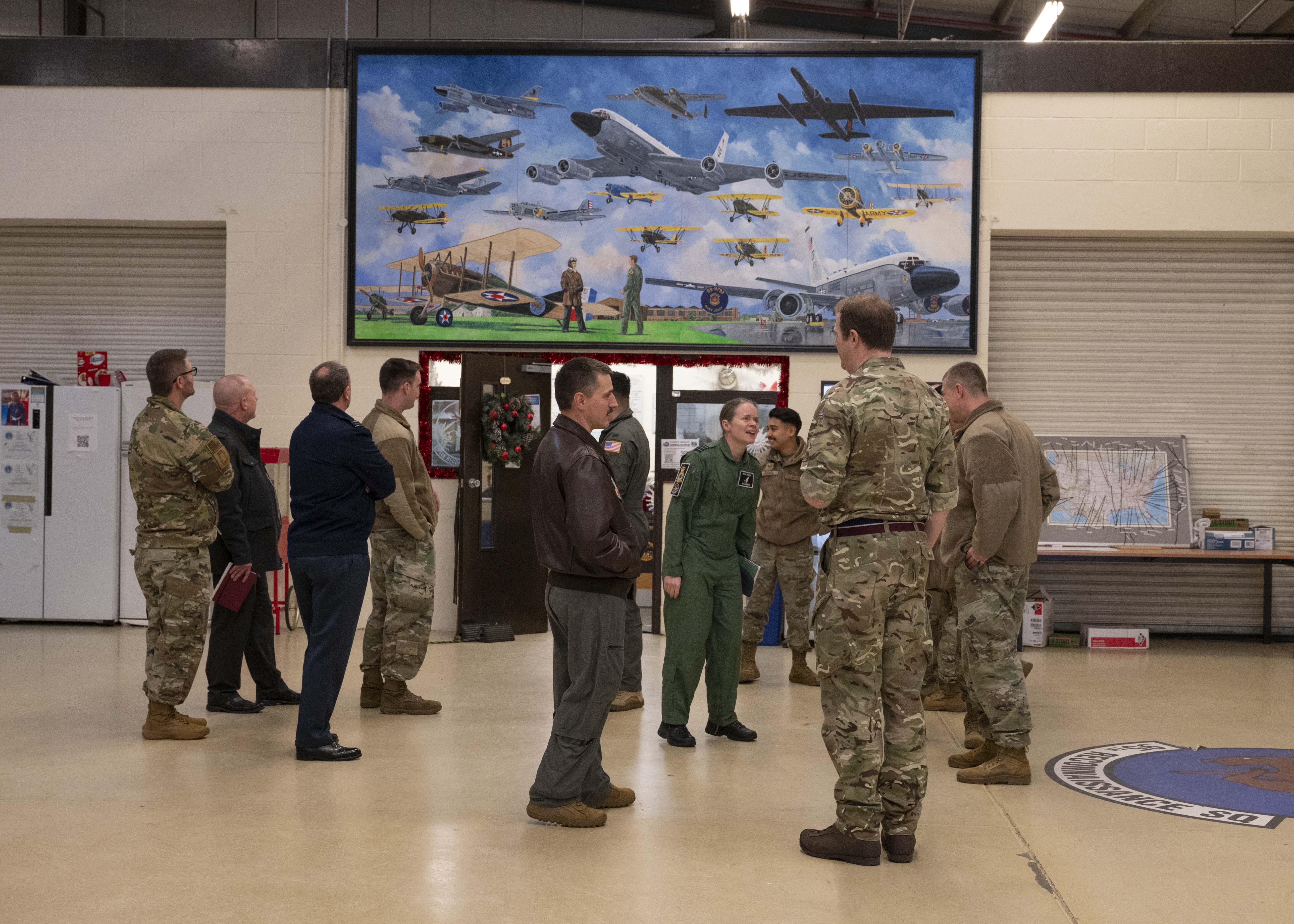 Air Commodore Nick Paton, ISTAR force commander visits RAF Mildenhall ...