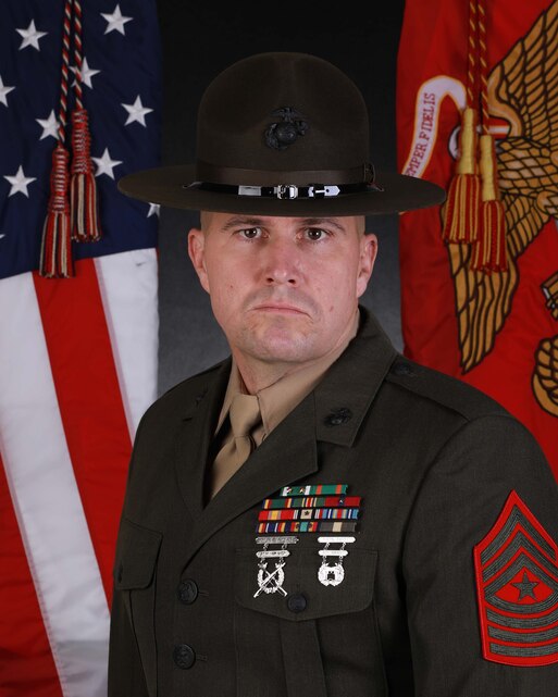Sergeant Major Joshua W. Flesher > Marine Corps Recruit Depot, Parris ...