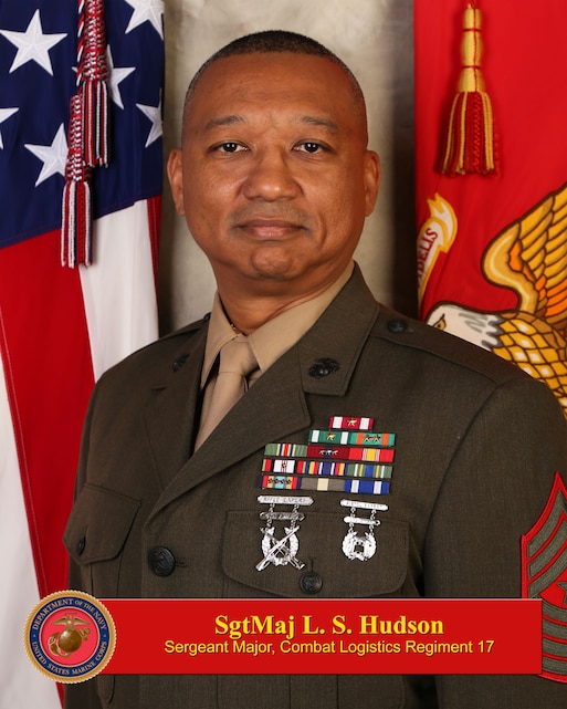 Sergeant Major Lawrence S. Hudson > 1st Marine Logistics Group > Biography