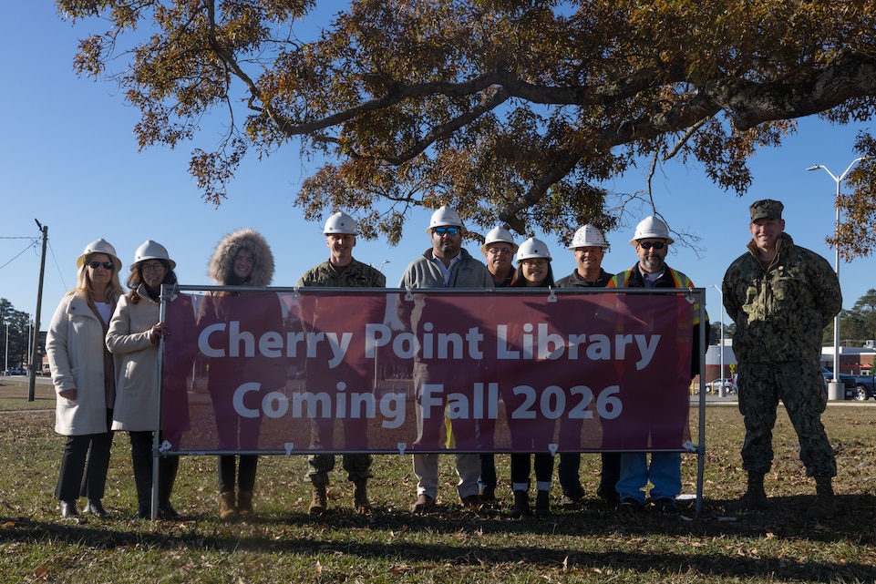 MCAS Cherry Point Breaks Ground for Library Facility > Marine Corps Air ...