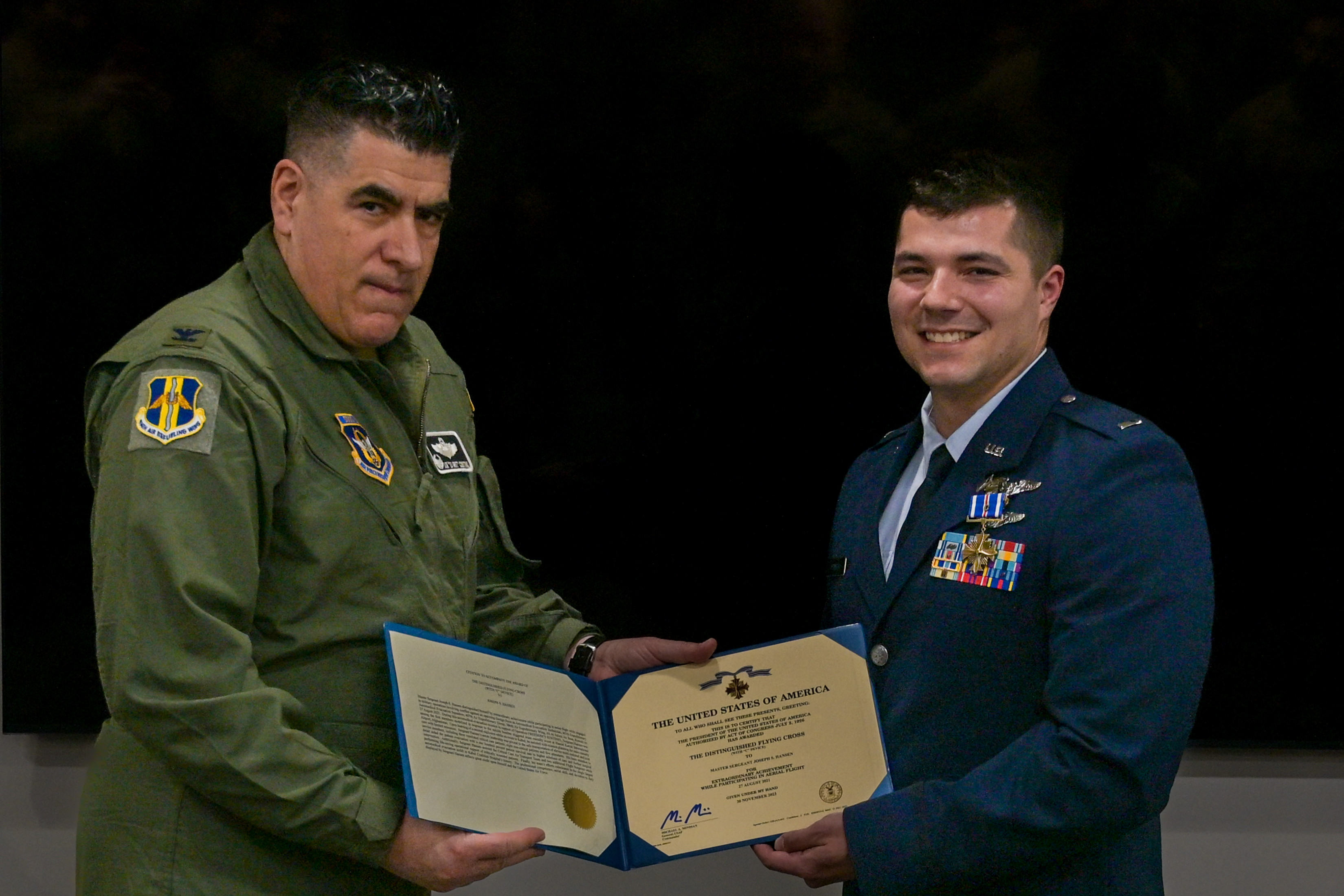 914 AES Airmen receive the Distinguished Flying Cross award > March Air ...