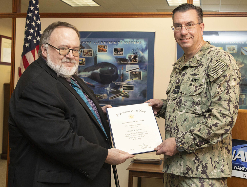 NUWC Division Newport senior analyst earns DON Meritorious Civilian ...