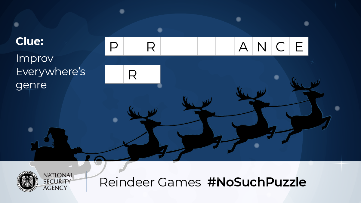 No Such Puzzle: Reindeer Games > National Security Agency/Central ...