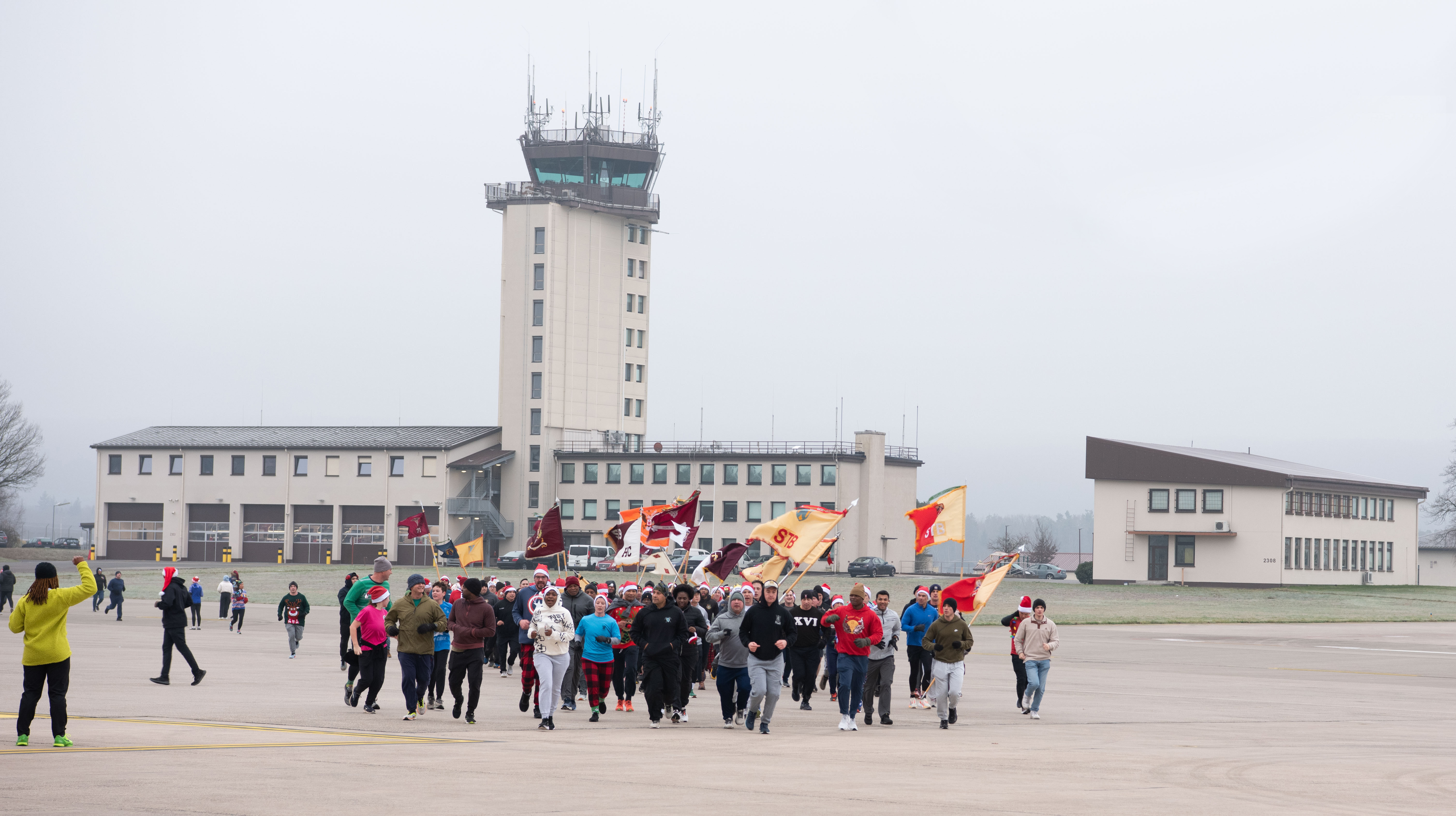 Dashing through the cold: Joint Jingle Jog sparkles into the season