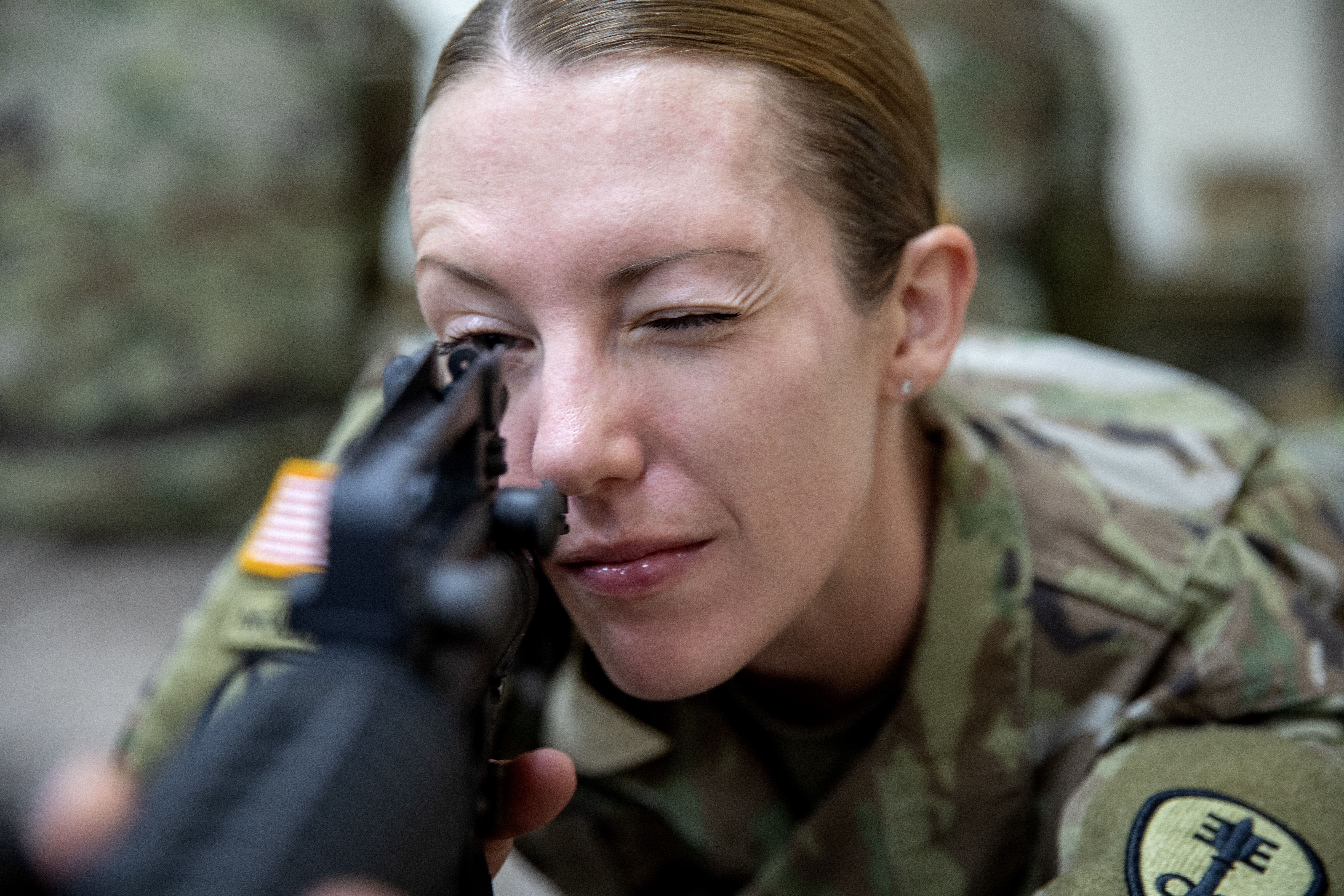 1st Lt. Bryanna Hamilton, a Military Police Officer, with the U.S. Army ...