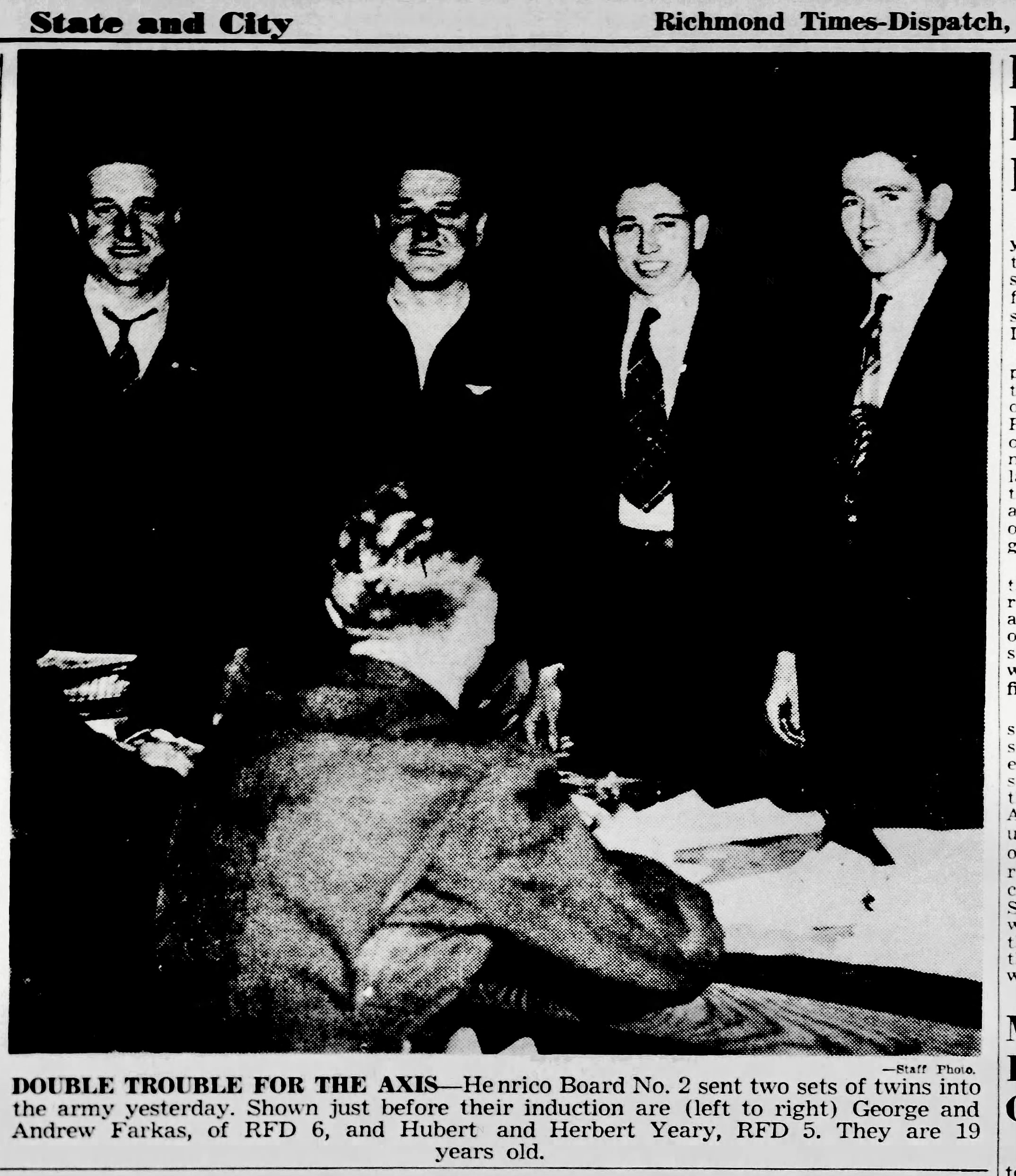 Airman Accounted For From World War II (Yeary, H.) > Defense POW/MIA ...