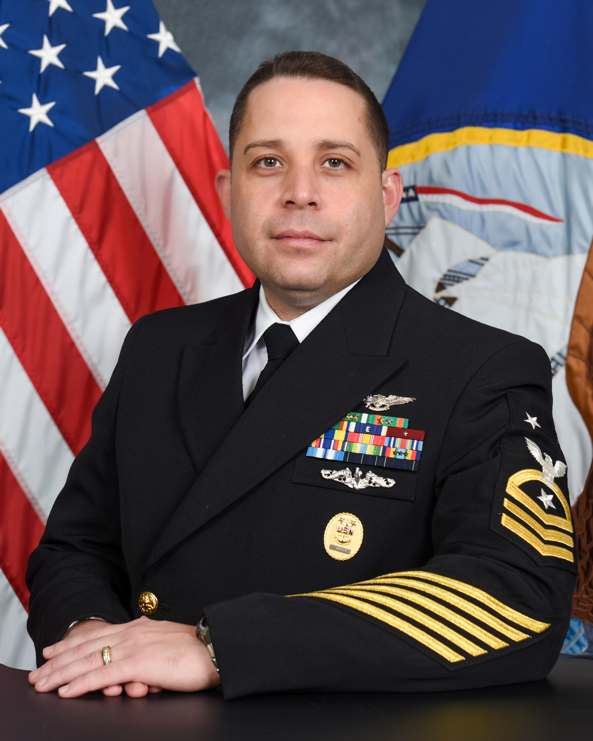 CMDCM(AW/SS) Jose M. Rivera, Command Master Chief, Navy Cyber Defense ...
