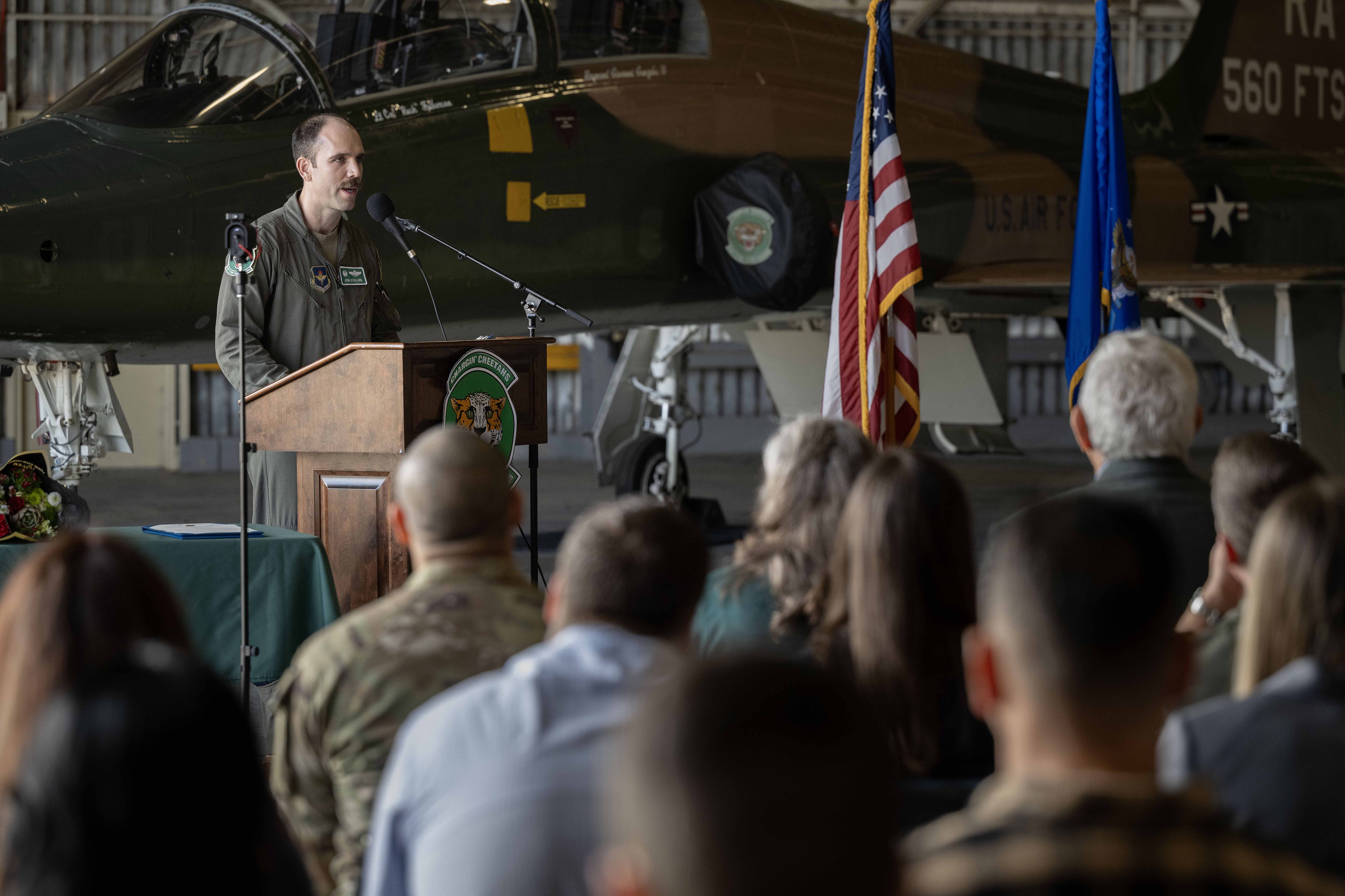 Lt. Col. Stallard Takes Command of the 560th Flying Training Squadron ...