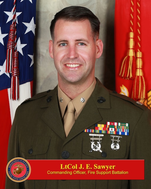 LtCol Joseph E. Sawyer > 1st Marine Division > Biography