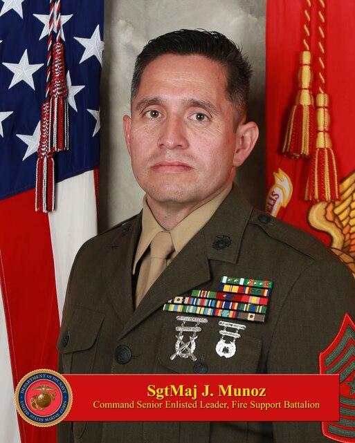 SgtMaj Julian Muñoz > 1st Marine Division > Biography
