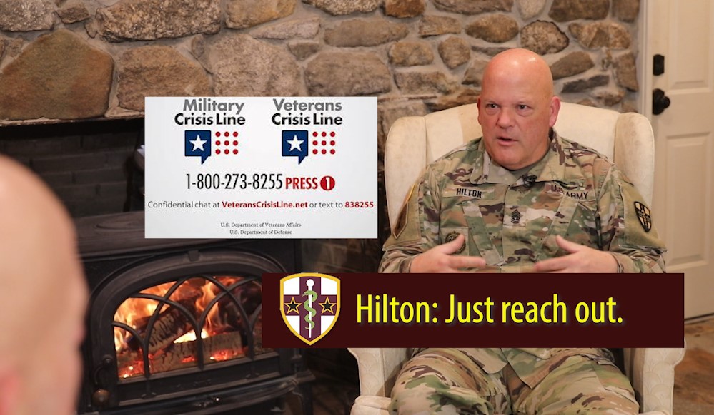 AR-MEDCOM's CSM Hilton: If you feel lonely, 'just reach out'