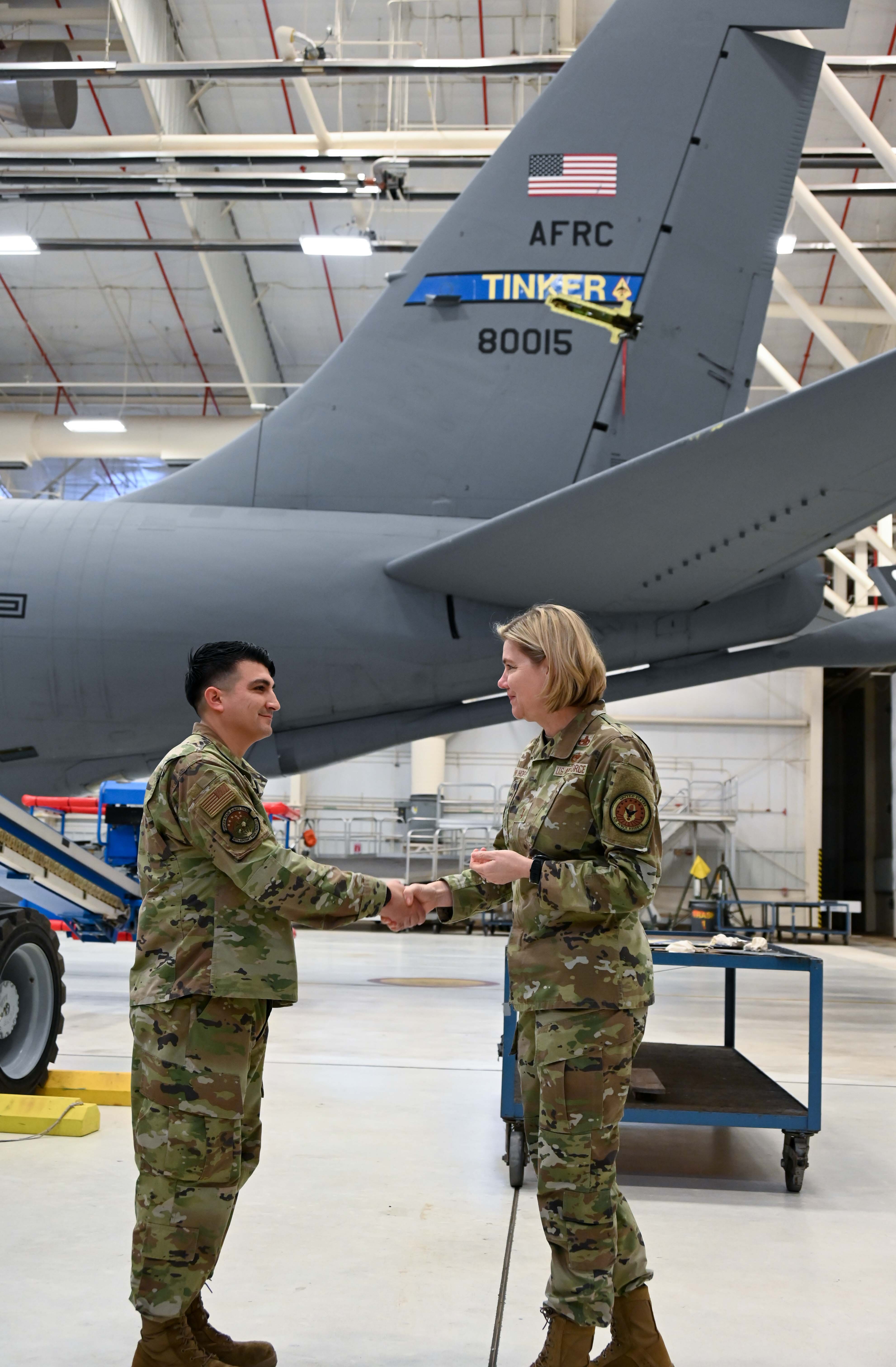 Deputy to the Chief of Air Force Reserve visits Tinker AFB Reservists ...
