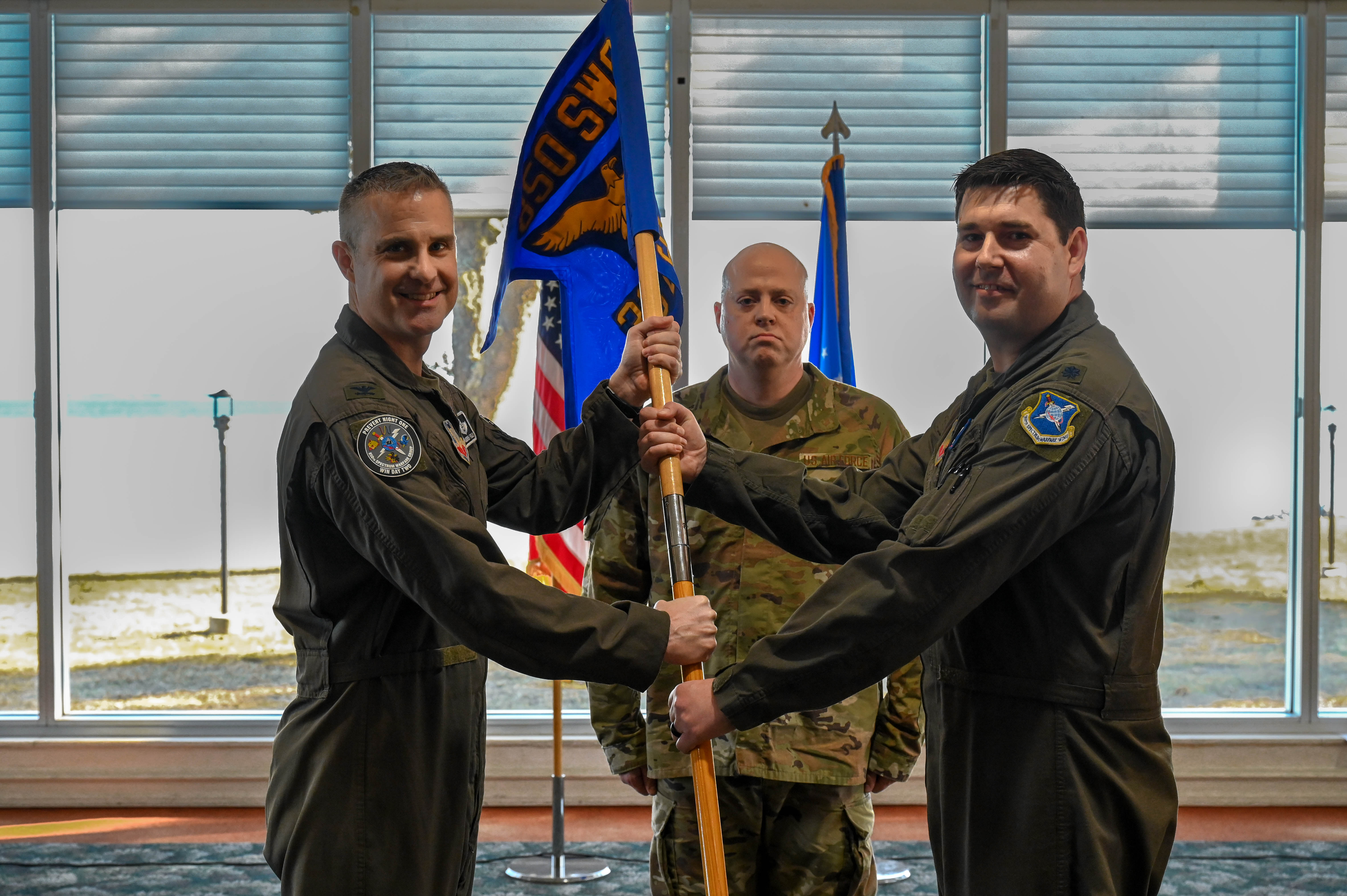 39th EWS Change of Command > 350th Spectrum Warfare Wing > News Display