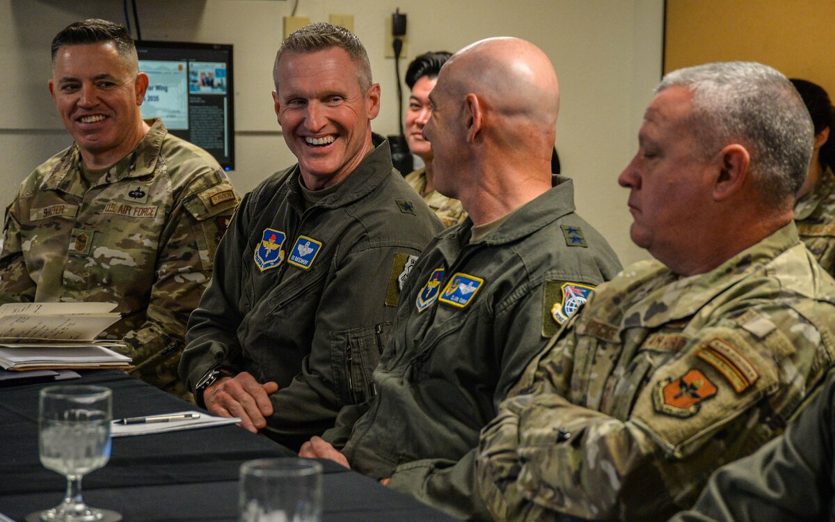 19th Air Force command team visits Luke AFB > 505th Command and Control Wing > Article Display