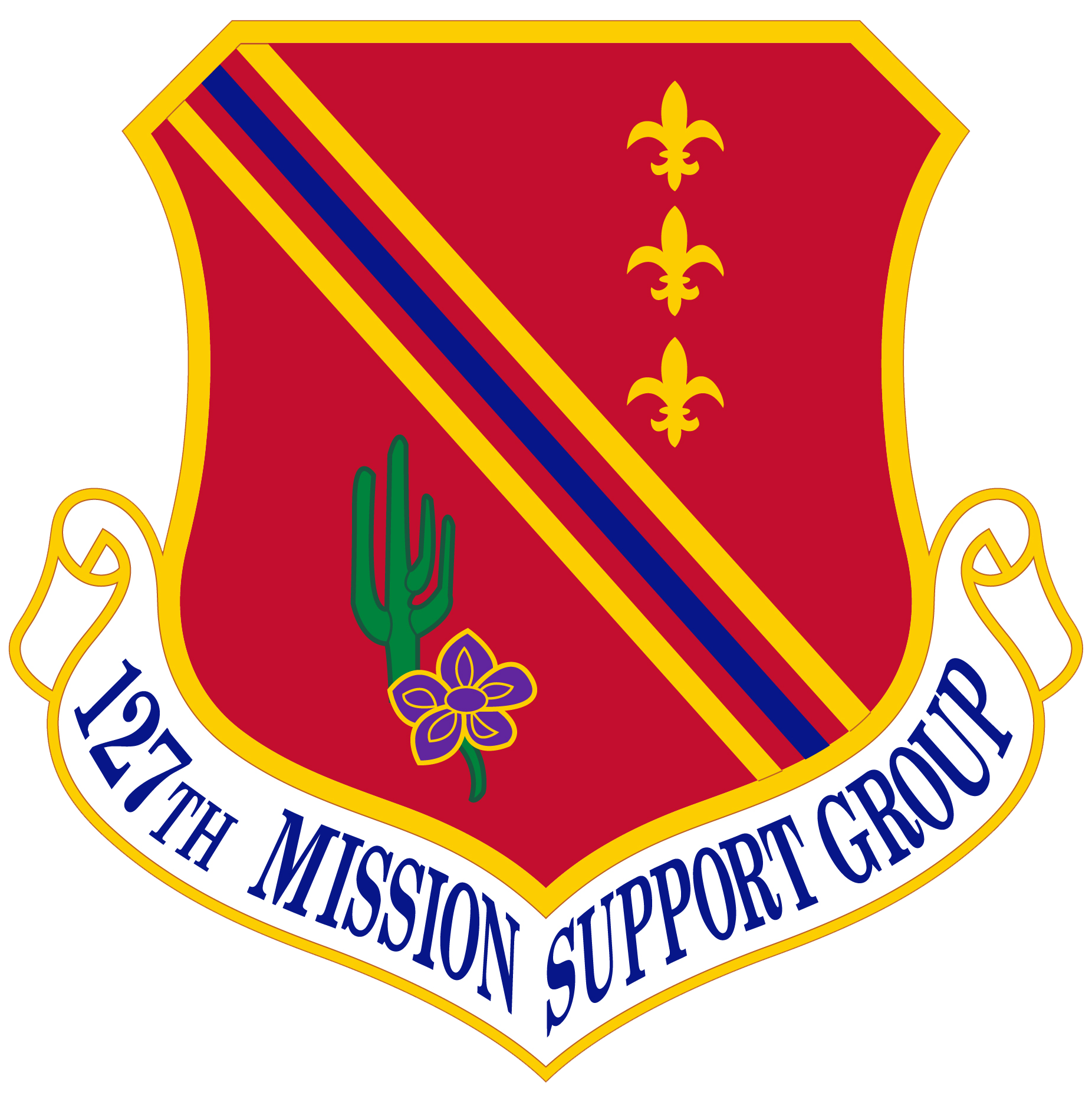 127th Mission Support Group official crest
