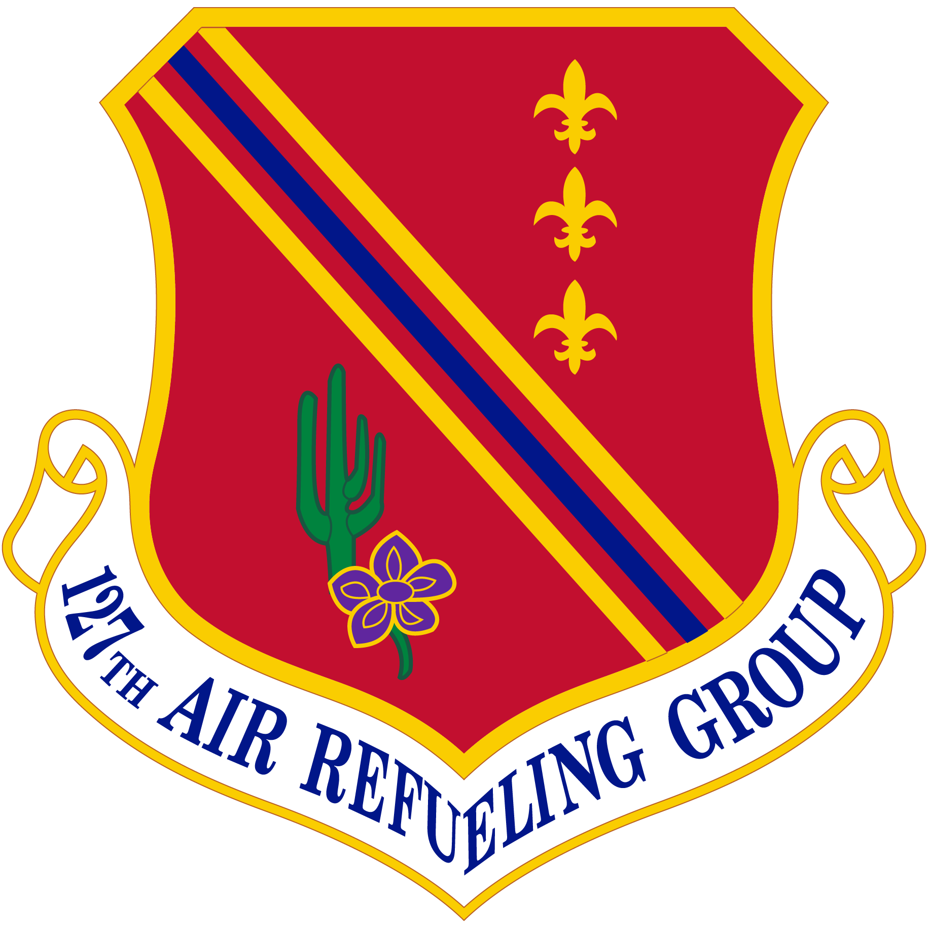 127th Air Refueling Group Crest