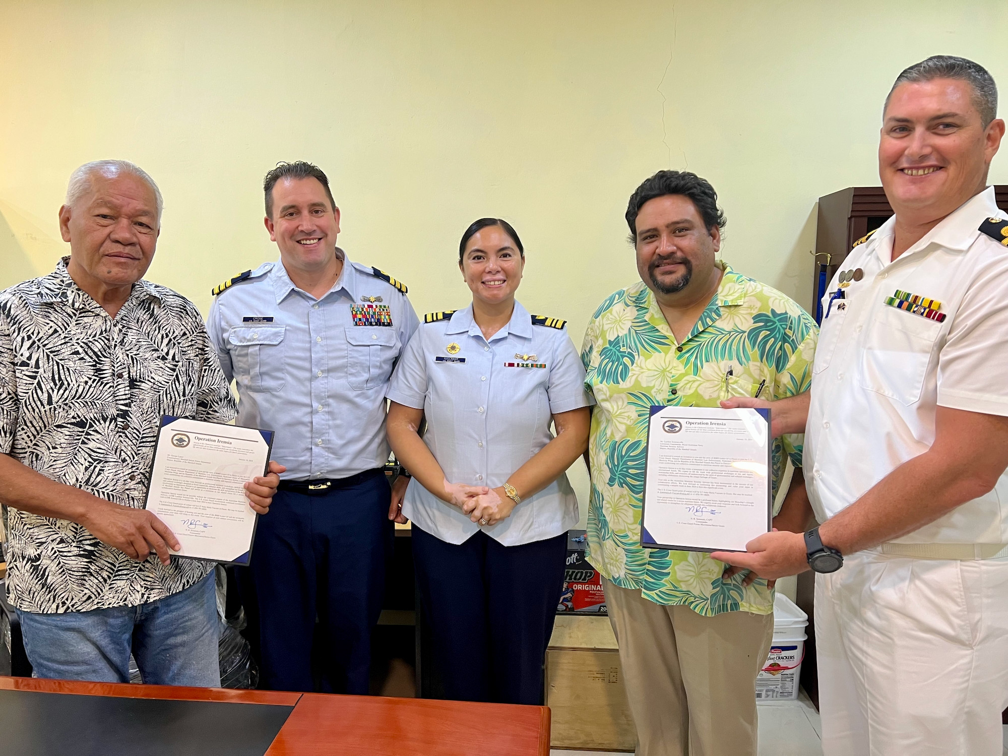 U.S. Coast Guard strengthens ties with the Marshall Islands Sea Patrol ...