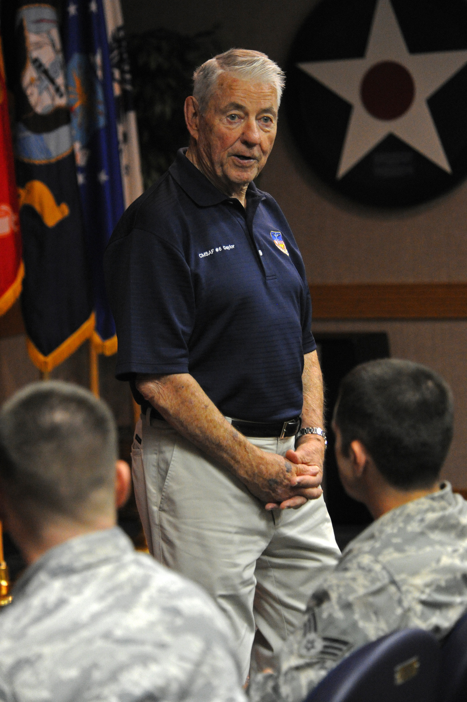Retired Chief Master Sgt. of the Air Force Robert D. Gaylor