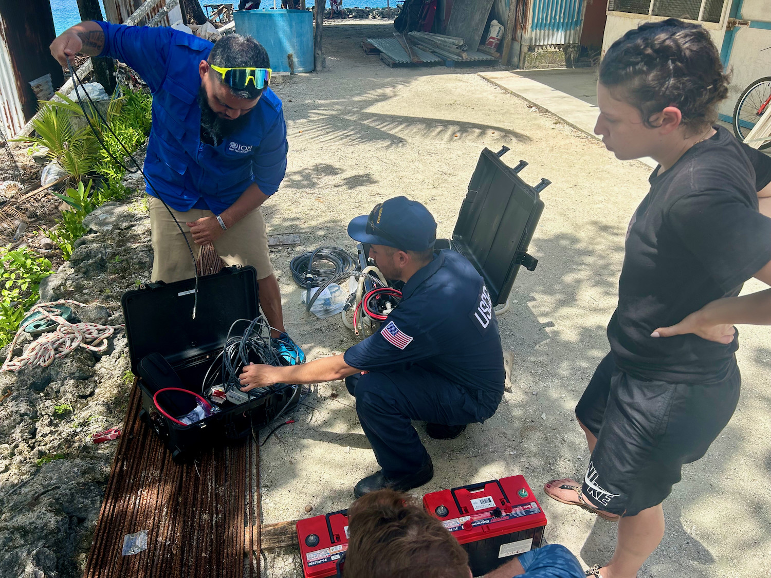 U.S. Coast Guard sails to outer islands of Federated States of ...