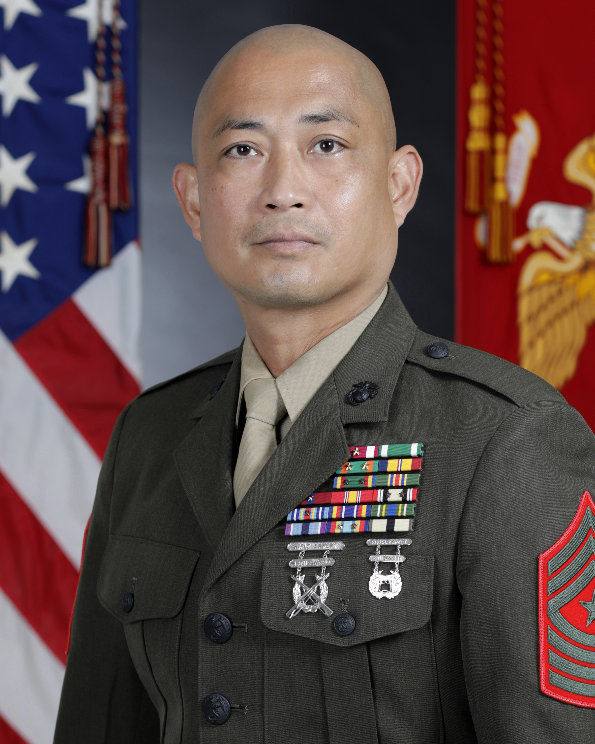 Sergeant Major Mark P. Mangio > 1st Marine Aircraft Wing > Biography