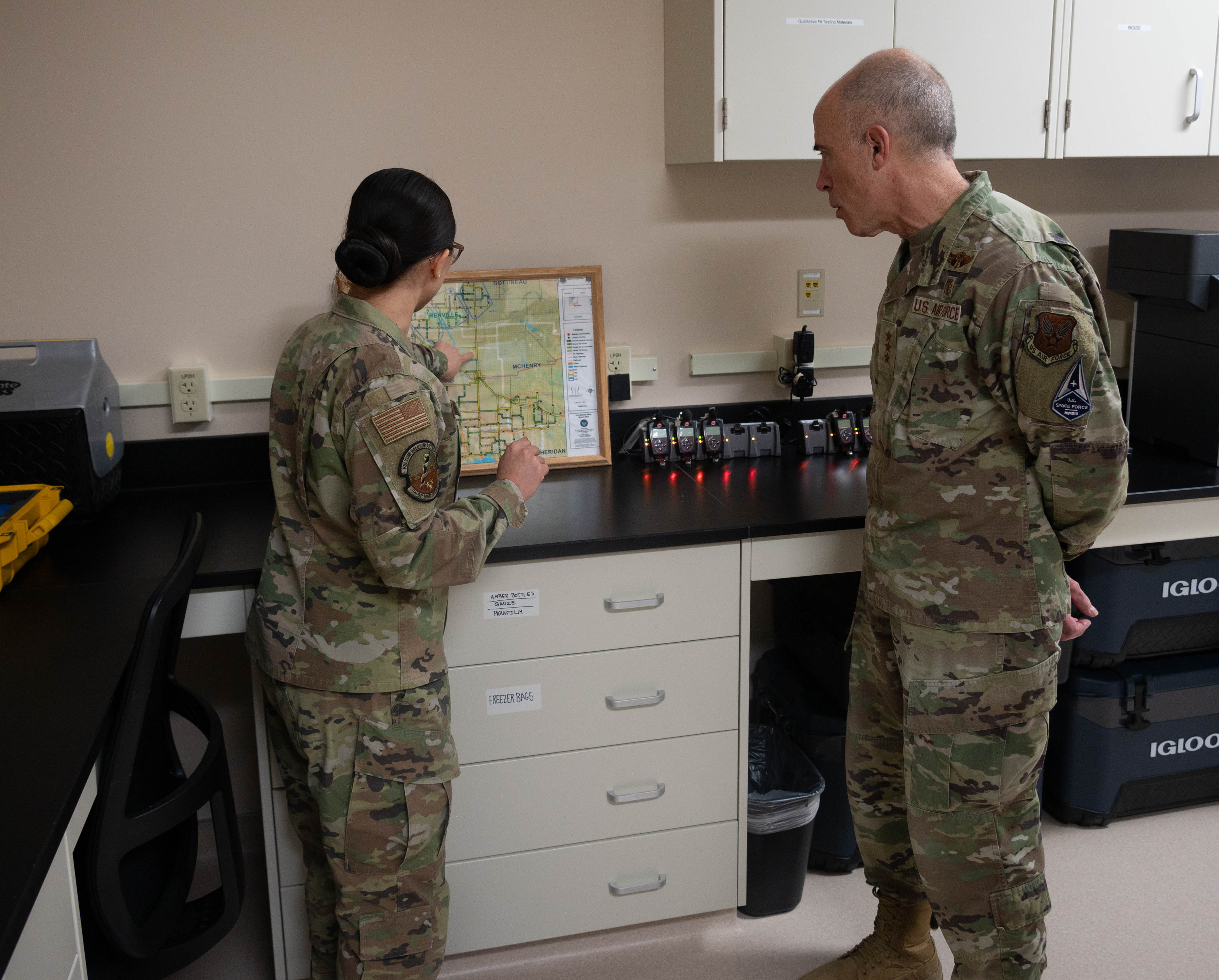 Department of the Air Force Surgeon General visits Minot Air Force Base ...